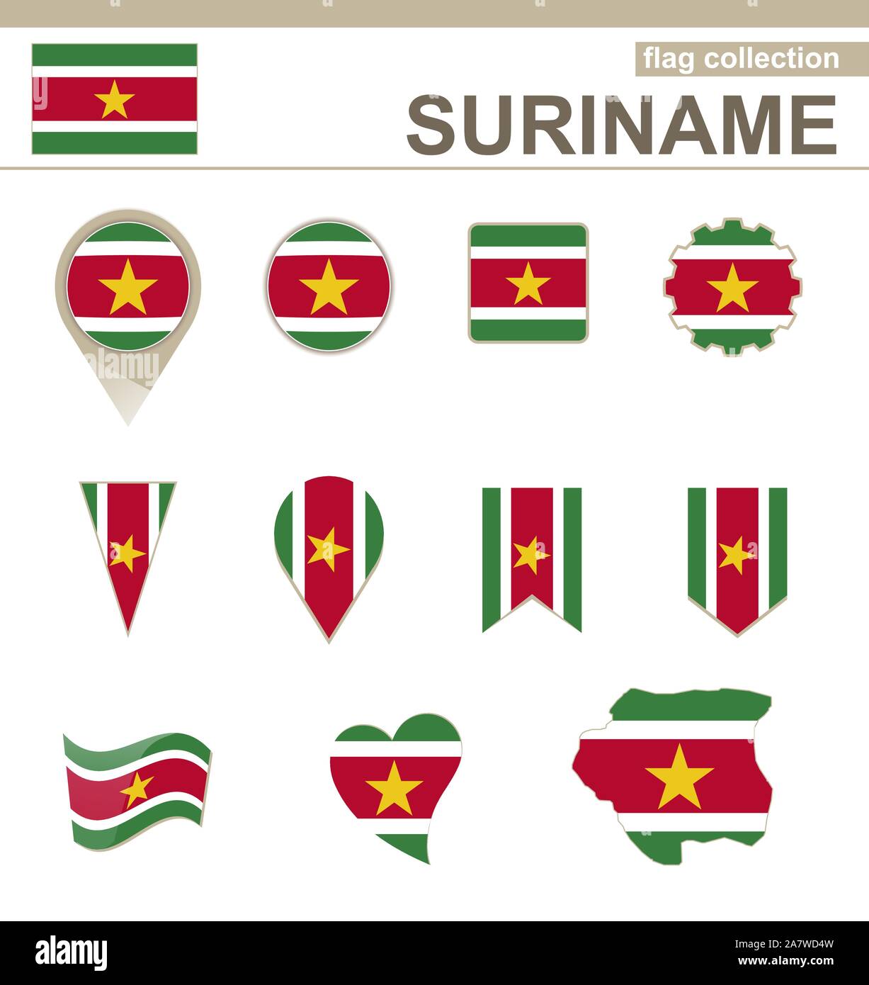 Flag suriname surinam hi-res stock photography and images - Alamy