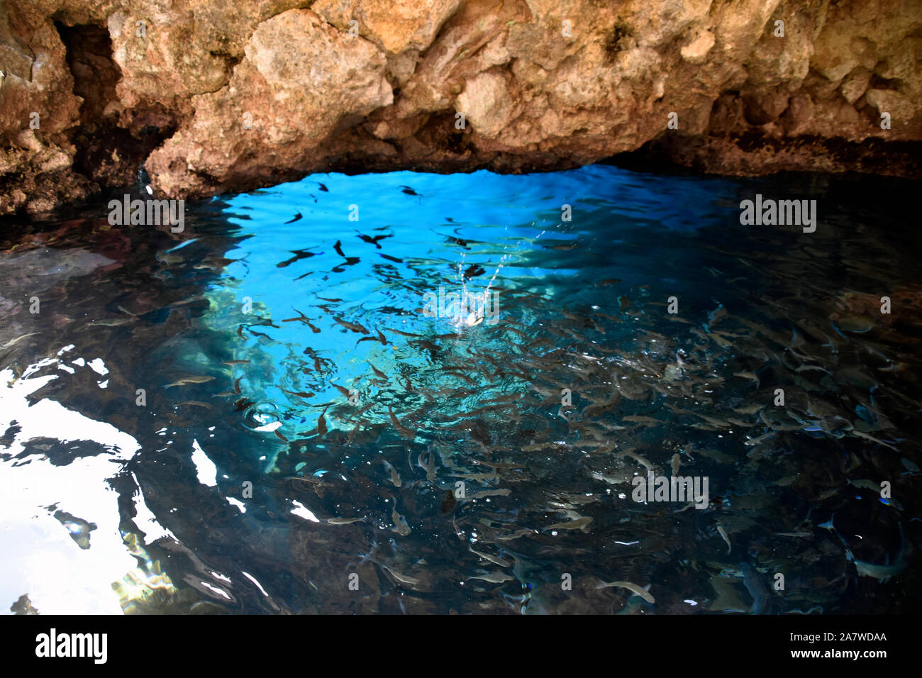 tourist island greece ionian korfu Stock Photo - Alamy