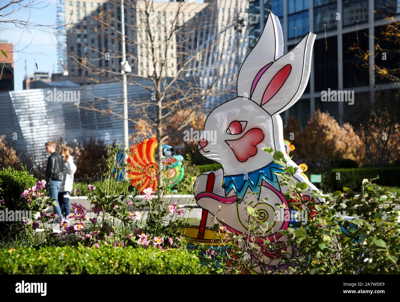 New York, USA. 4th Nov, 2019. Photo taken on Nov. 4, 2019 shows ...