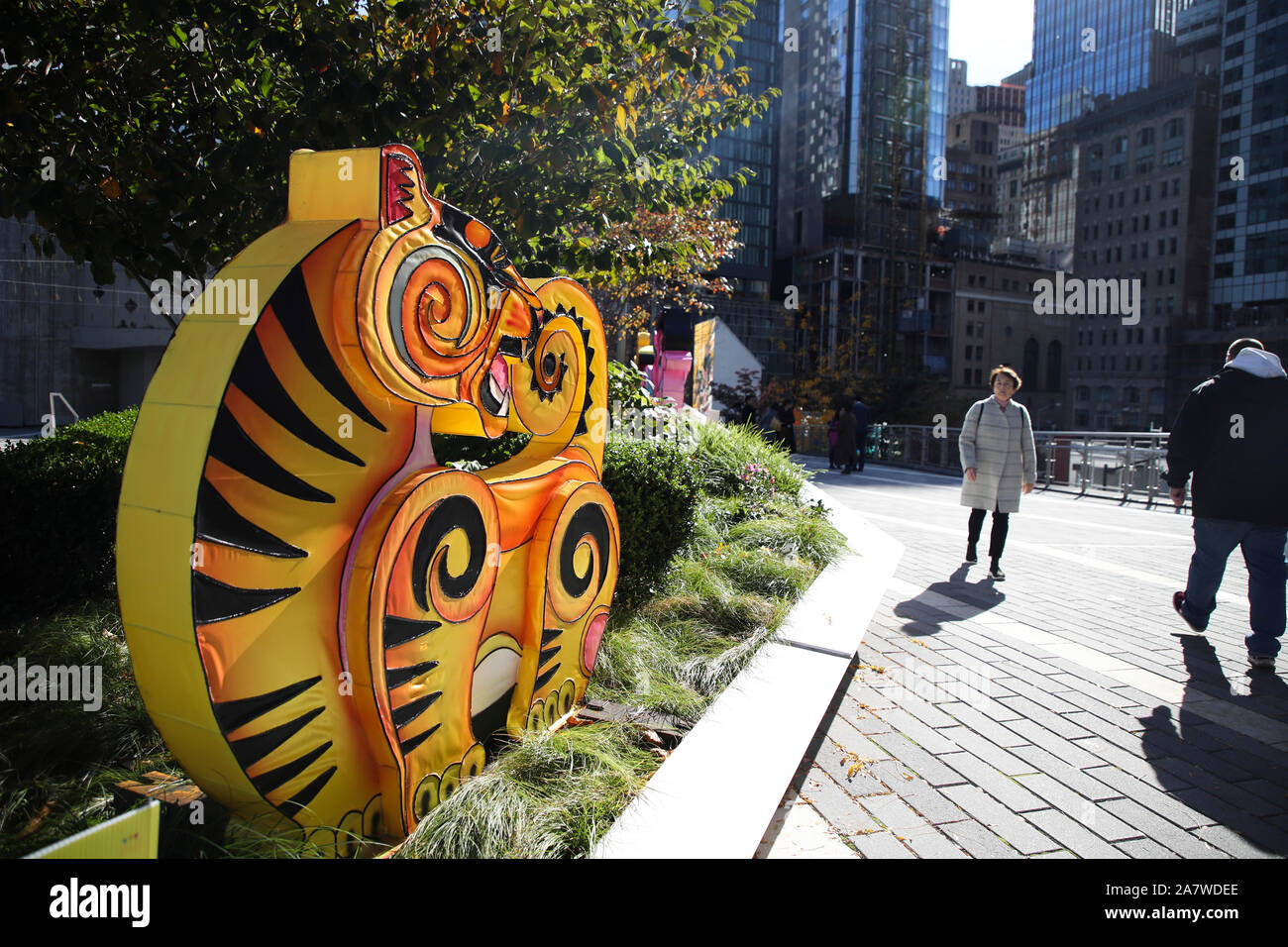 New York, USA. 4th Nov, 2019. Photo taken on Nov. 4, 2019 shows a ...