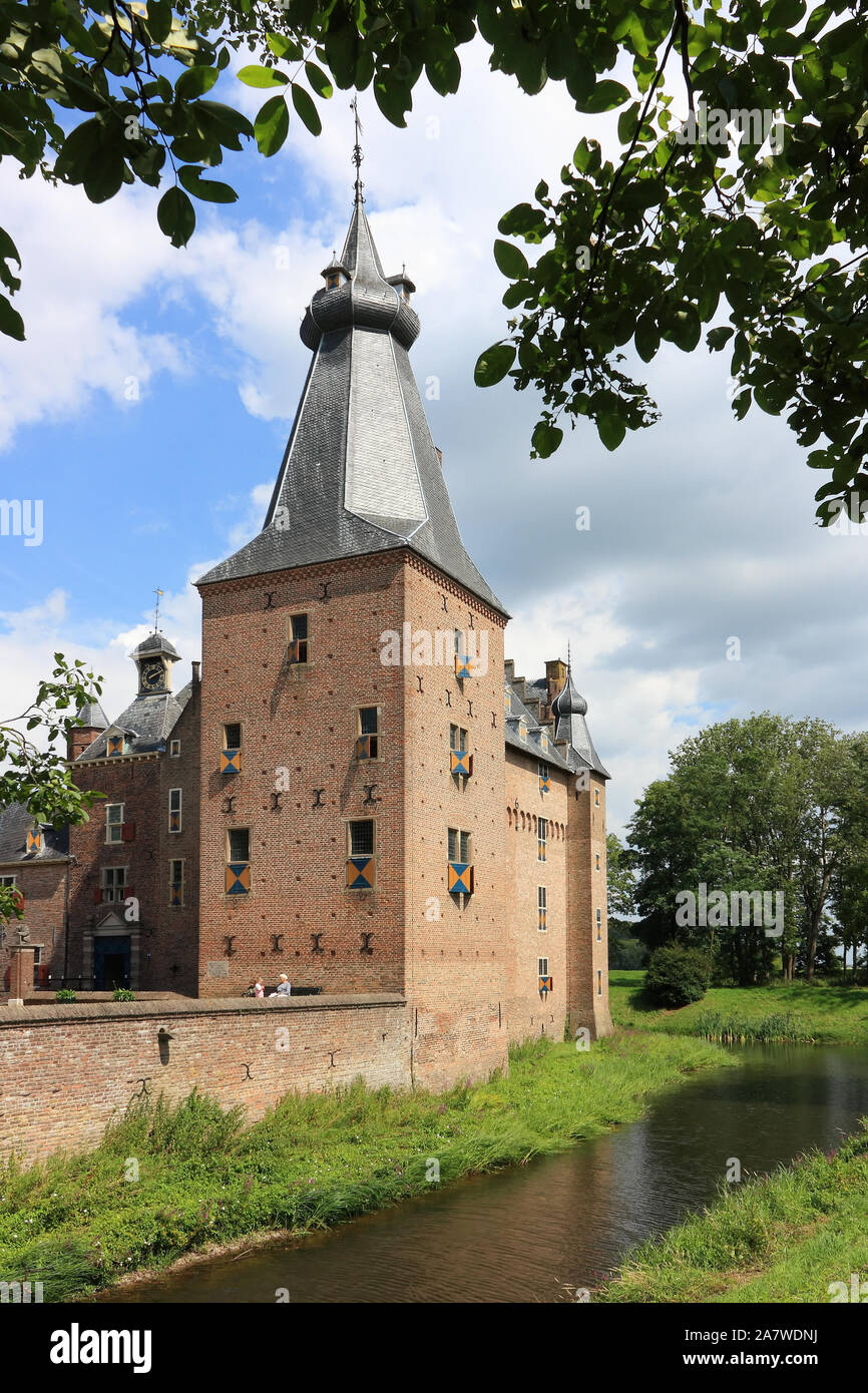 Tower of Doorwerth Castle The Netherlands in summer Stock Photo - Alamy
