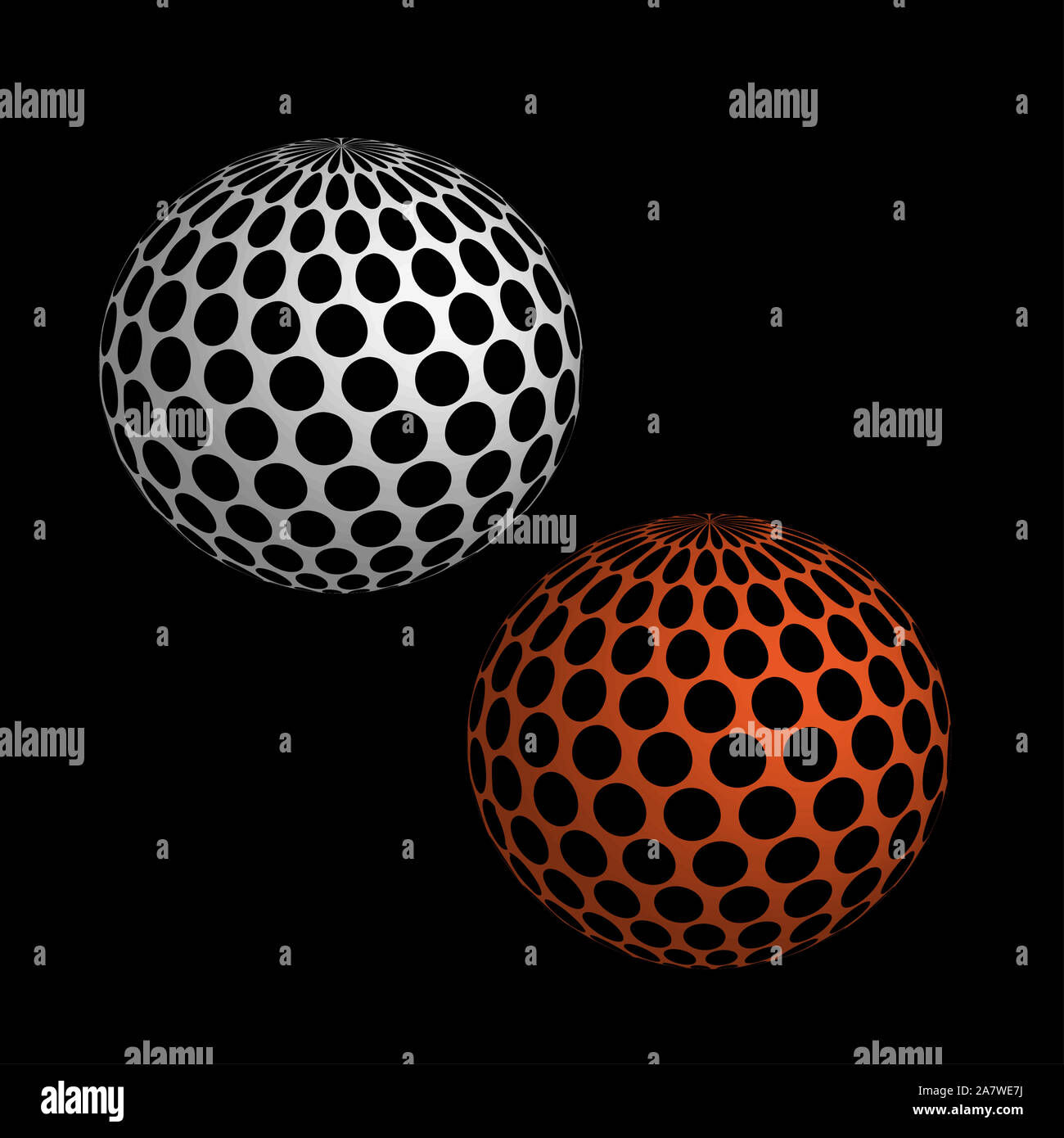 3d ball illustrator pattern background design Stock Photo - Alamy