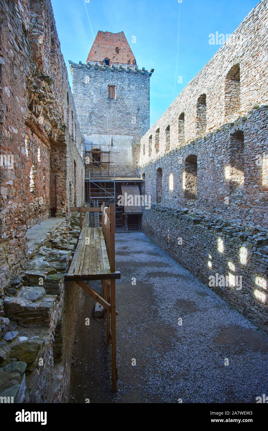 Kasperk castle, Sumava National Park (Bohemian forest), Czech Republic ...