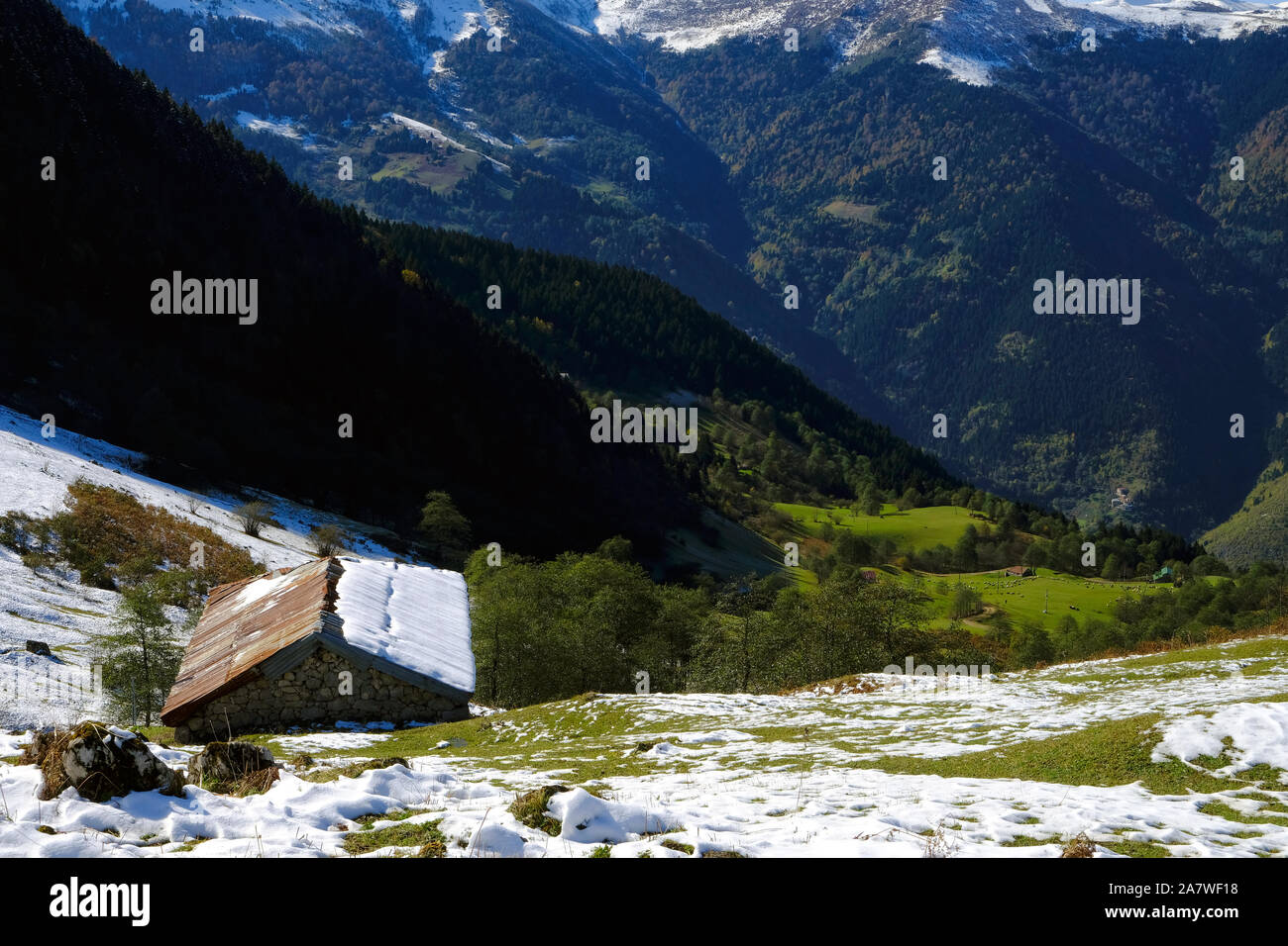 trabzon province Maçka district Kırantaş village ridges of autumn ...
