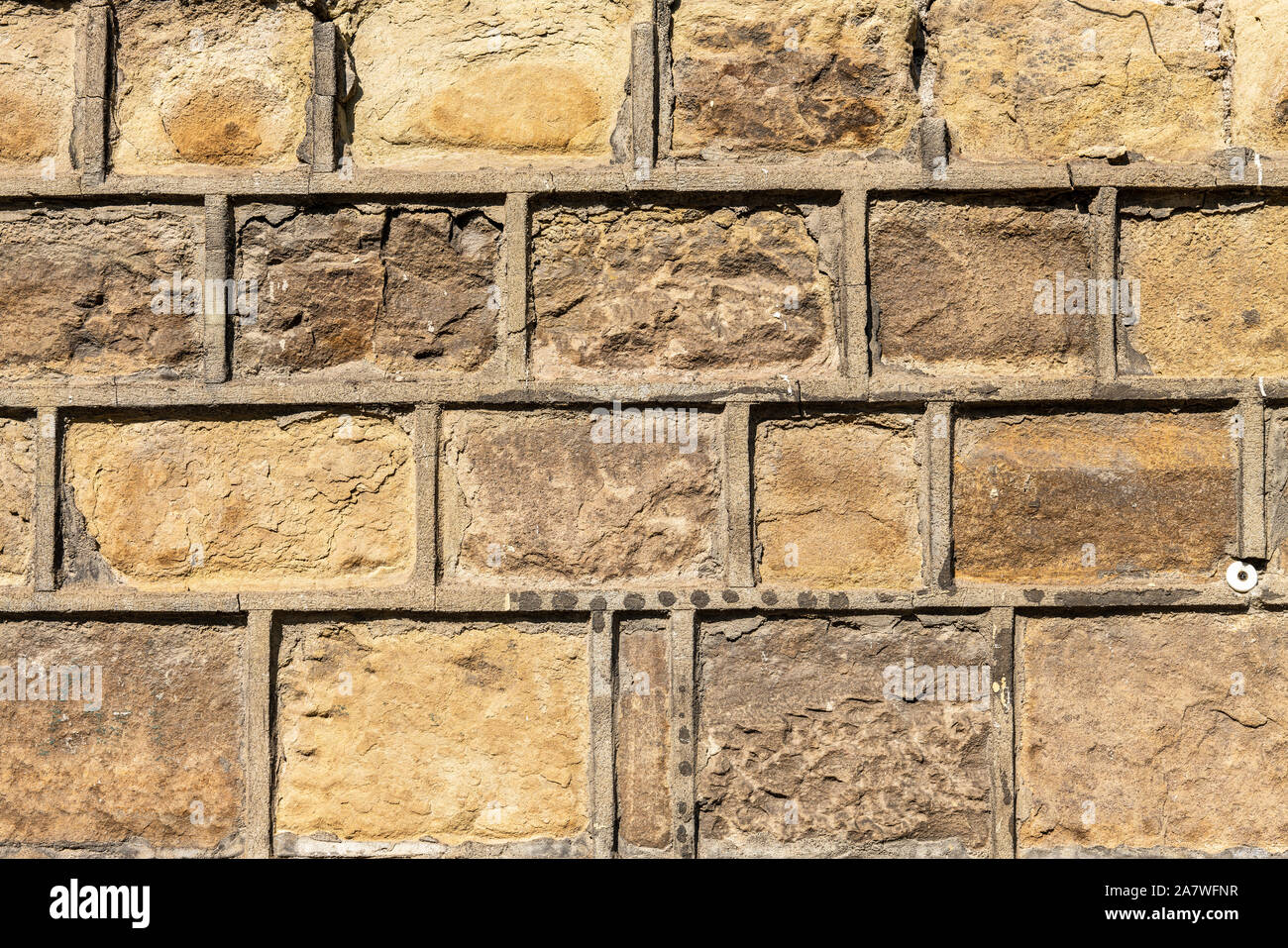Outdoor wall of stone pattern Stock Photo - Alamy