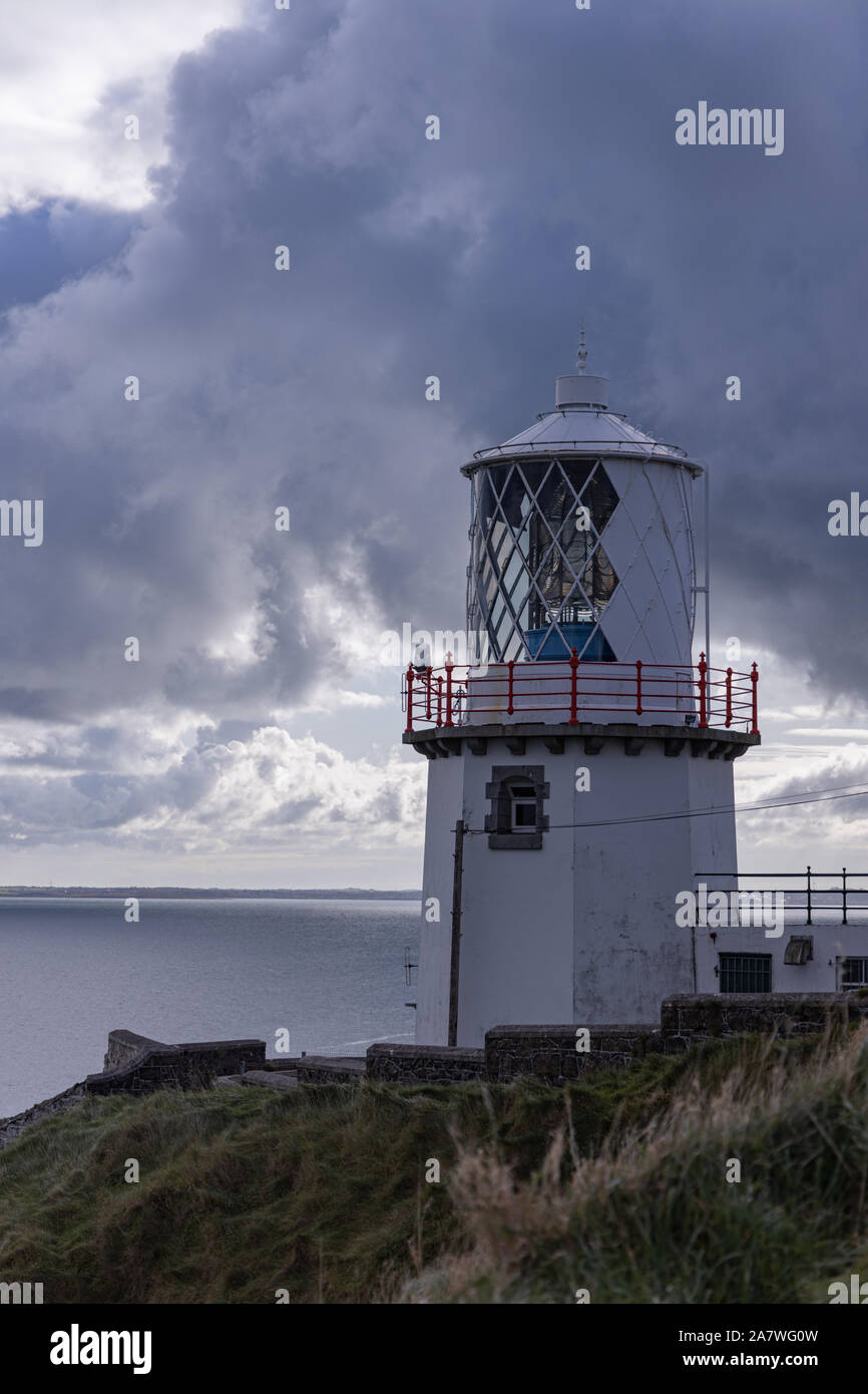 Blackhead Lighthouse, Whitehead, Causeway coastal route, Belfast Lough ...
