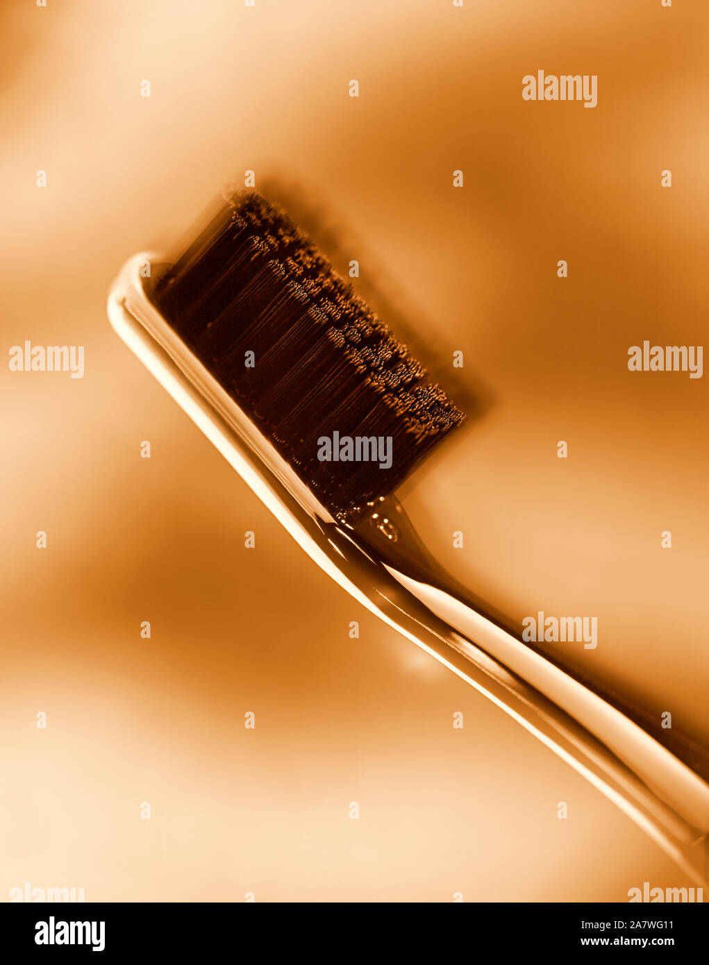 Toothbrush with motion effect as if in use Stock Photo - Alamy