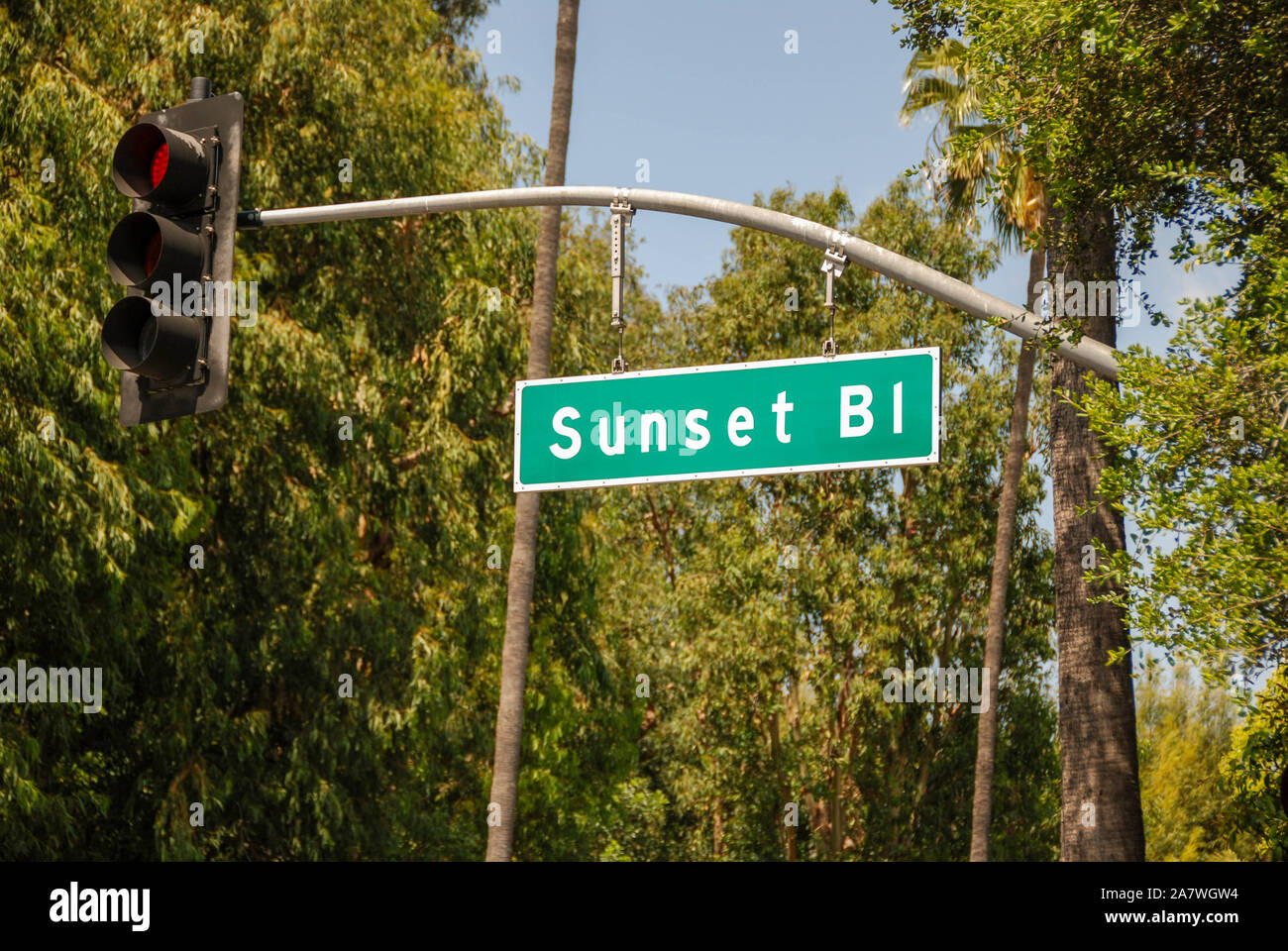 LOS ANGELES, CALIFORNIA, USA - MARCH 2009: Close up of a sign handing ...
