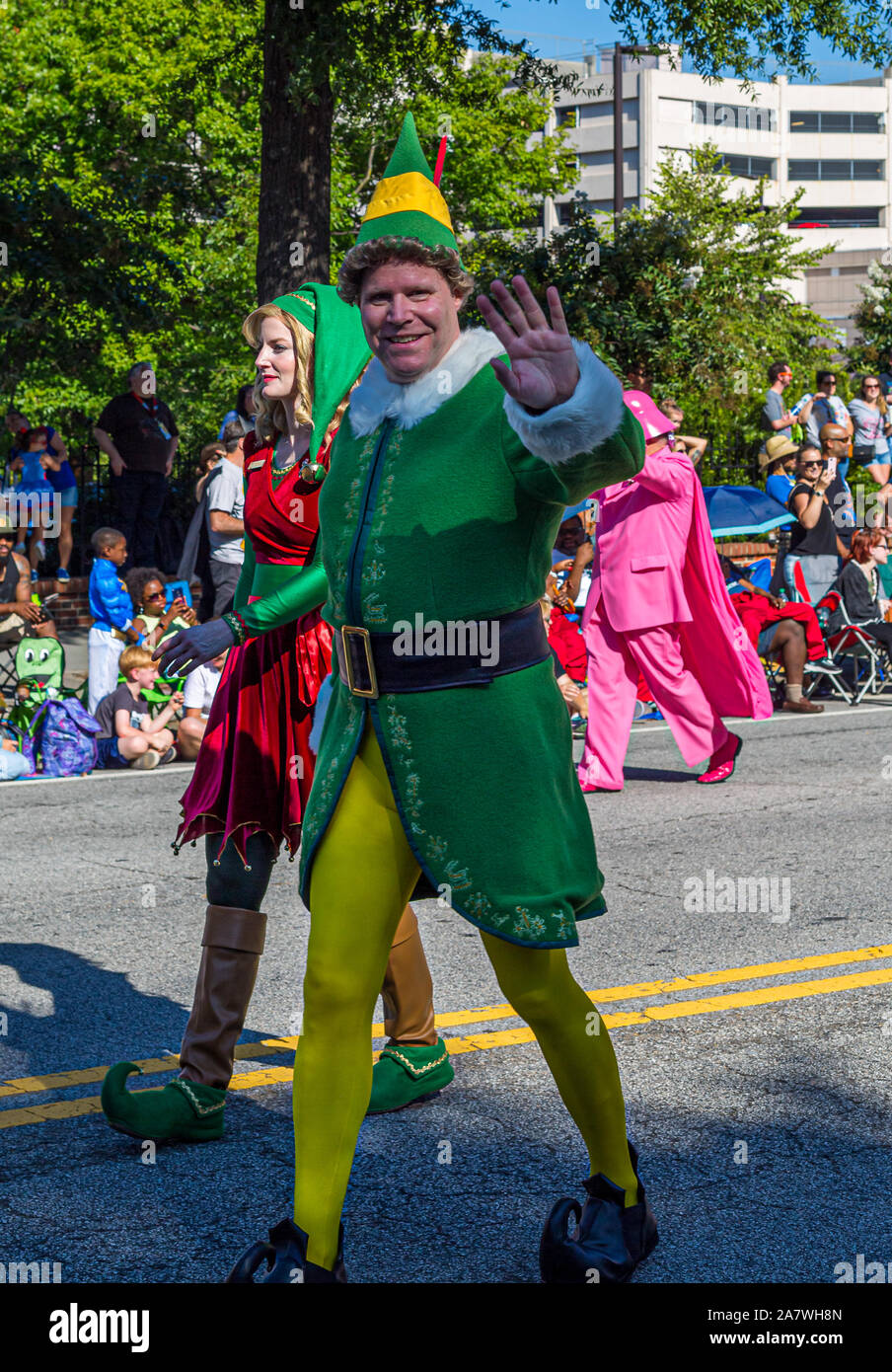 Elf in Parade Stock Photo - Alamy