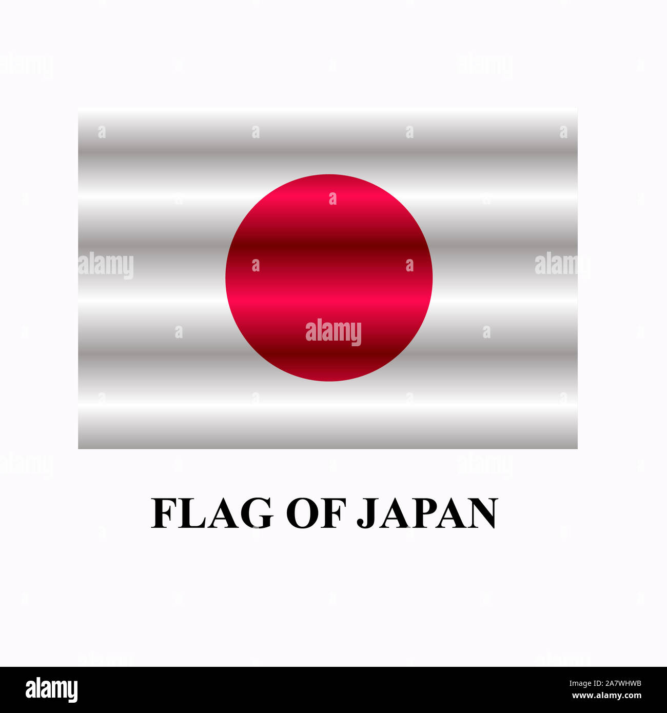 Happy Japan day banner. Bright button with flag of Japan. Illustration ...