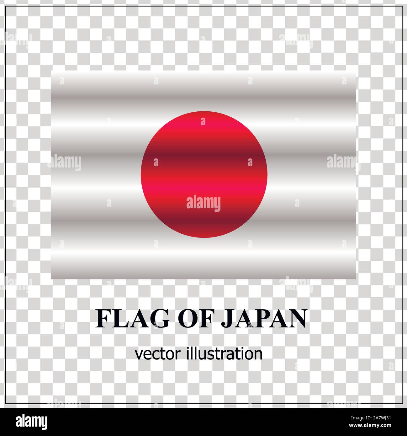 Happy Japan day banner. Bright button with flag of Japan. Bright vector ...