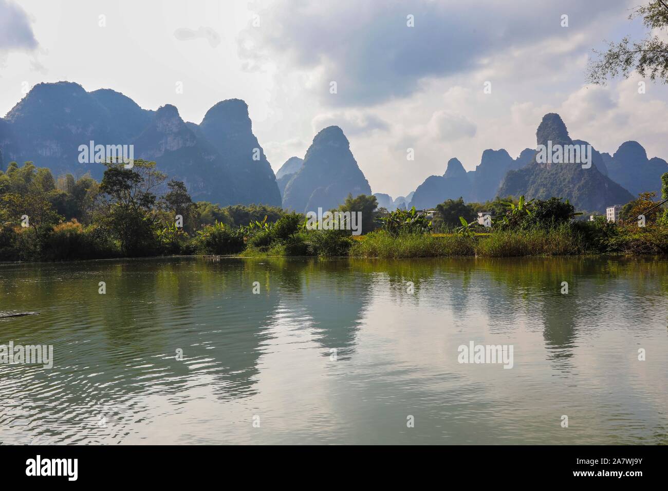 --FILE--View of Mingshi rive in Mingshi water town, a national 4A-level ...