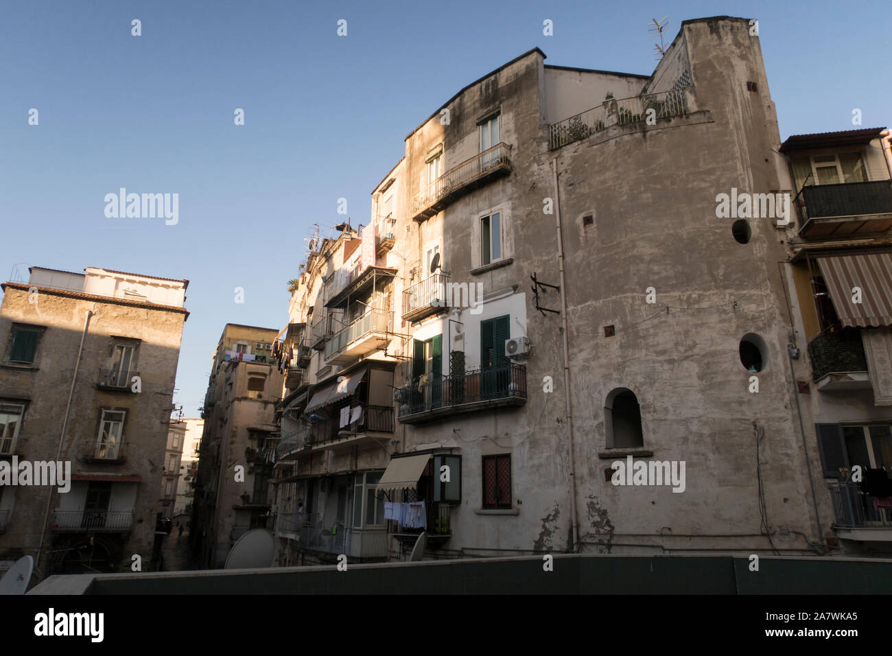 A view of the Forcella neighbourhood in Naples Stock Photo - Alamy