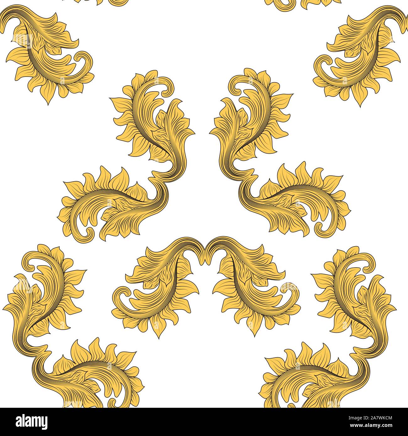 Abstract victorian pattern for print design. Surface texture. Fashion ...