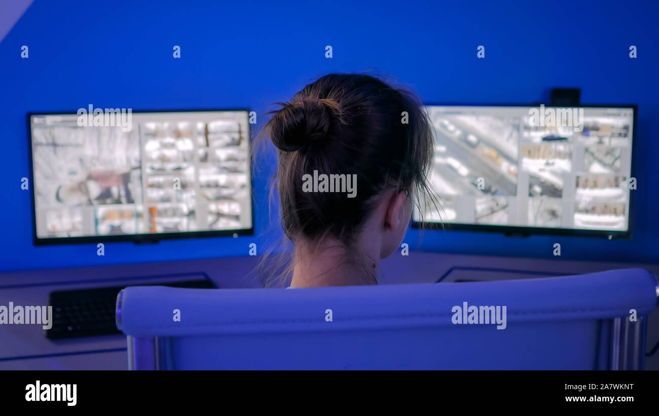 Cctv monitors control room hi-res stock photography and images - Alamy