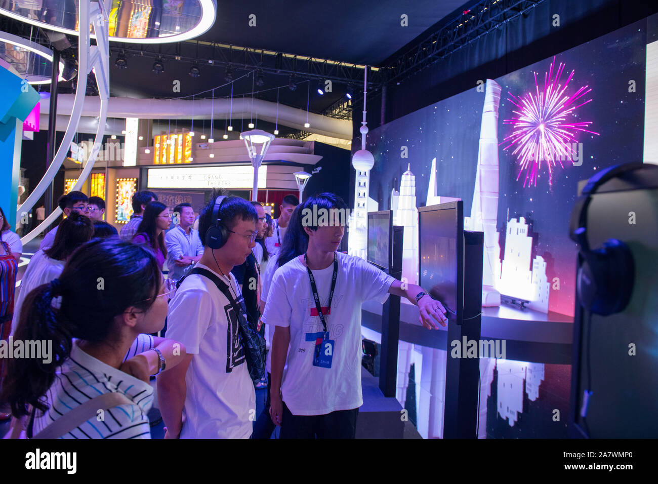 Consumers experience advanced technologies invented by Tencent during ...