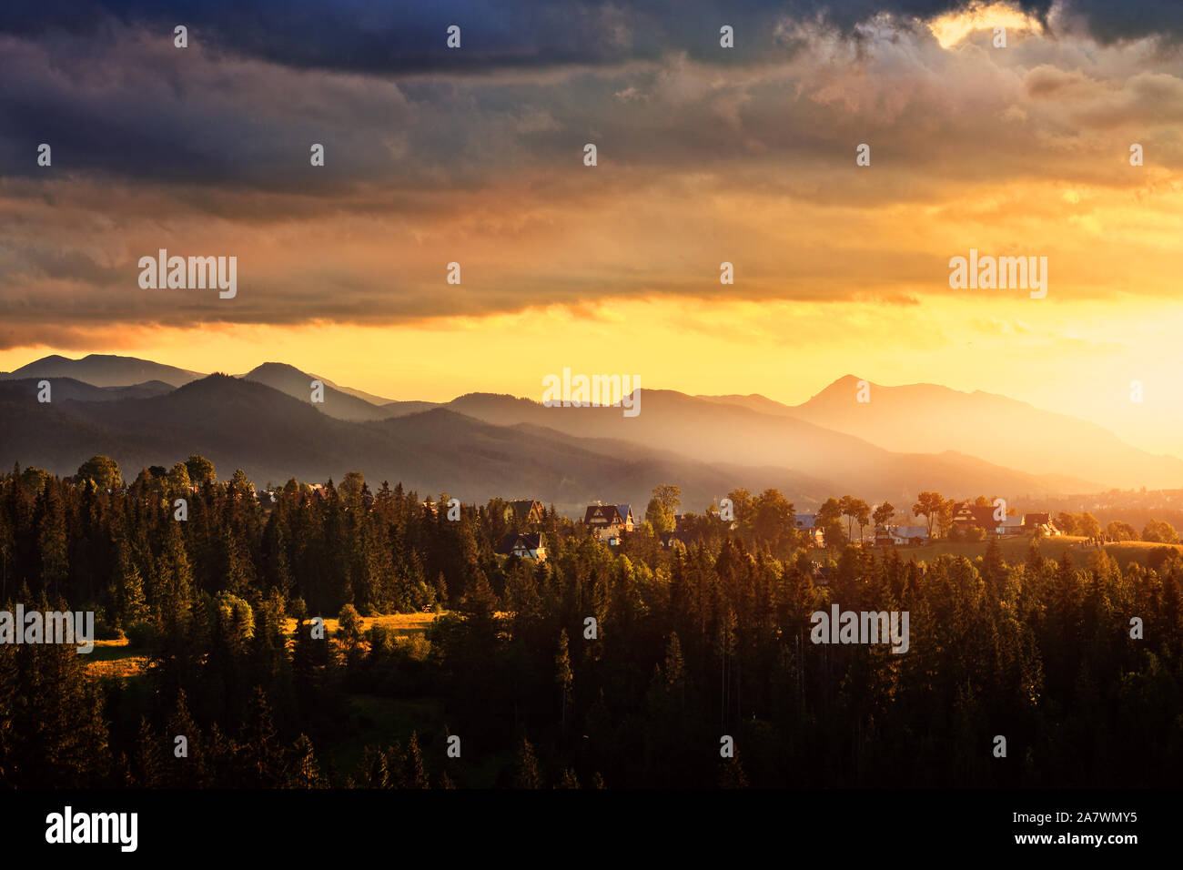 Tatra mountains foggy view hi-res stock photography and images - Alamy