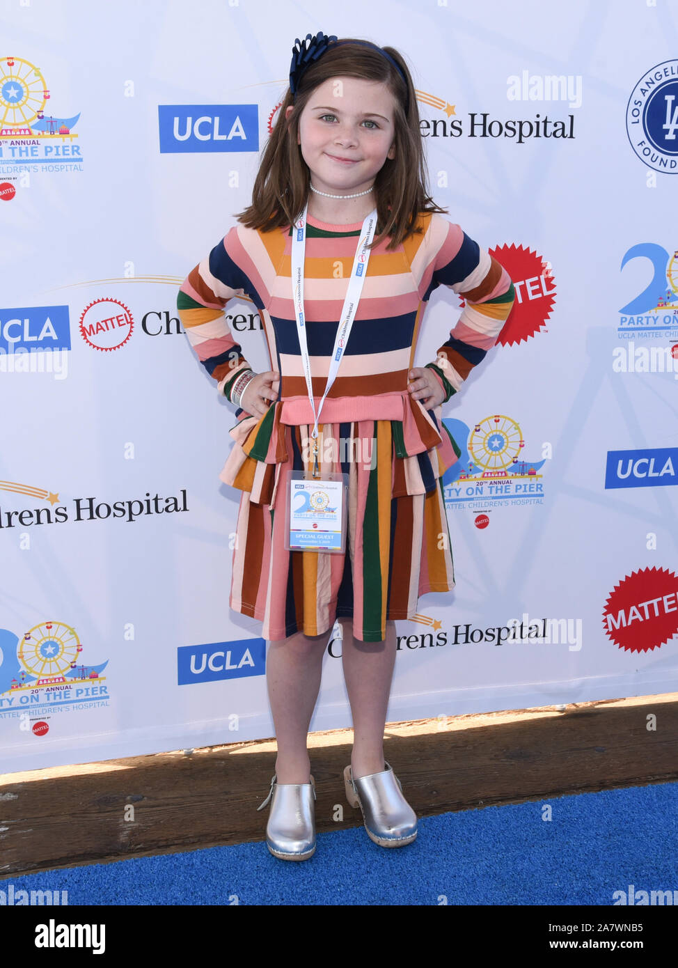 November 3, 2019, Santa Monica, California, USA: Everleigh McDonell ...