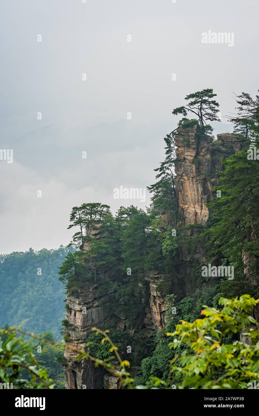 Tianzi Mountains Climbing