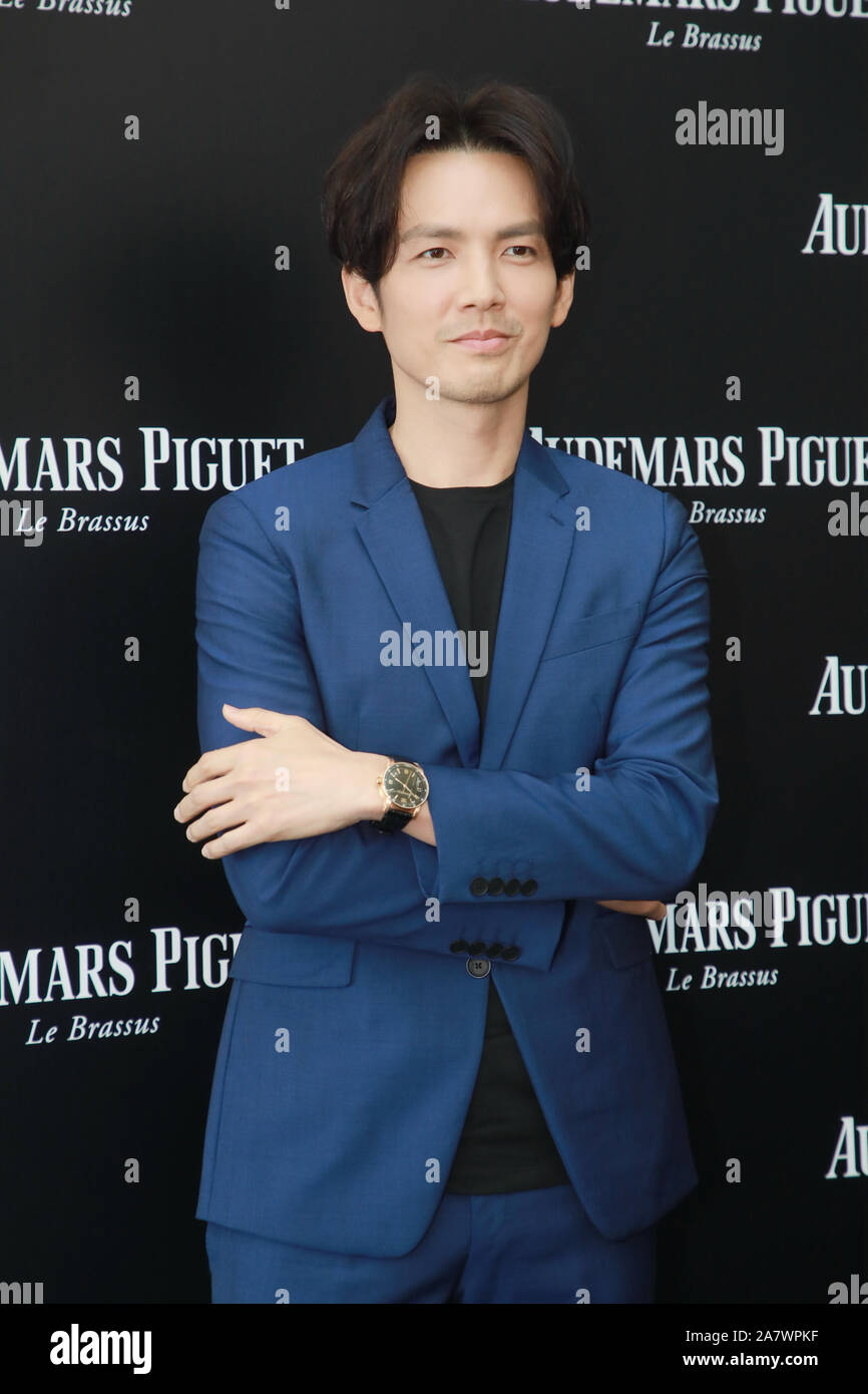 Hong Kong actor Wallace Chung Hon-leung appears at a promotional event ...