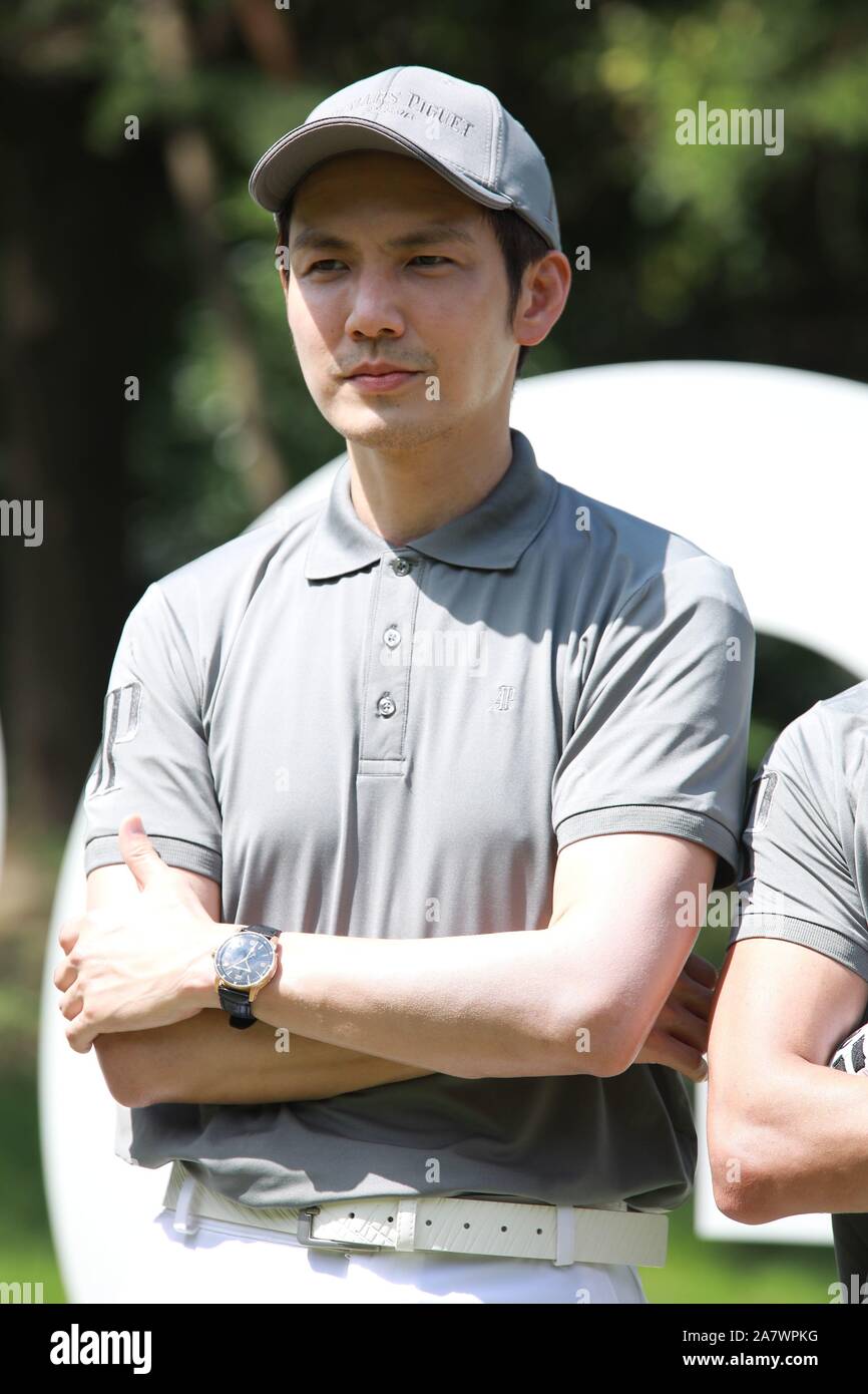 Hong Kong actor Wallace Chung Hon-leung appears at a promotional event ...