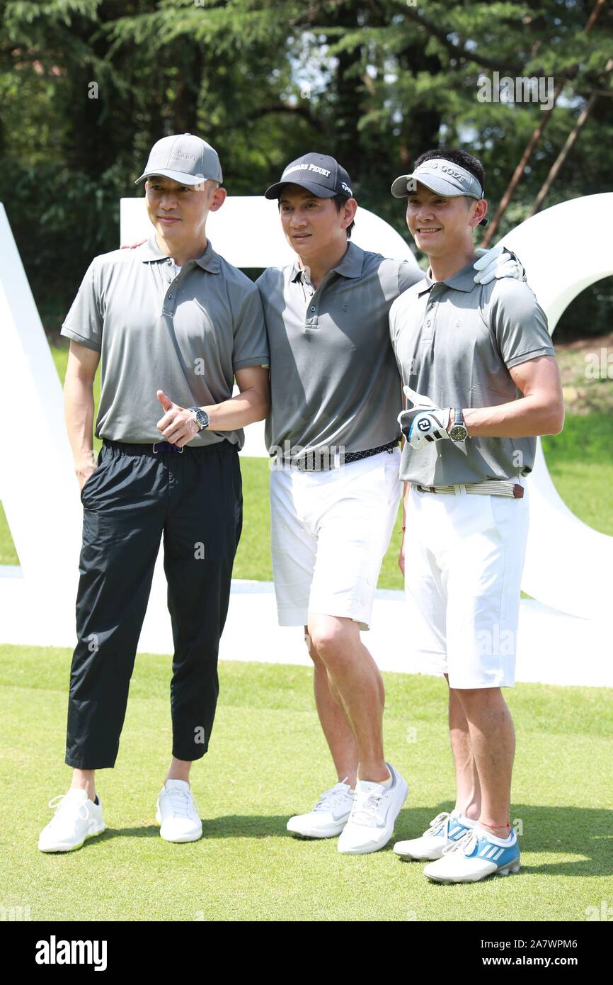 Hong Kong actor Wallace Chung Hon-leung, right, Chinese mainland ...