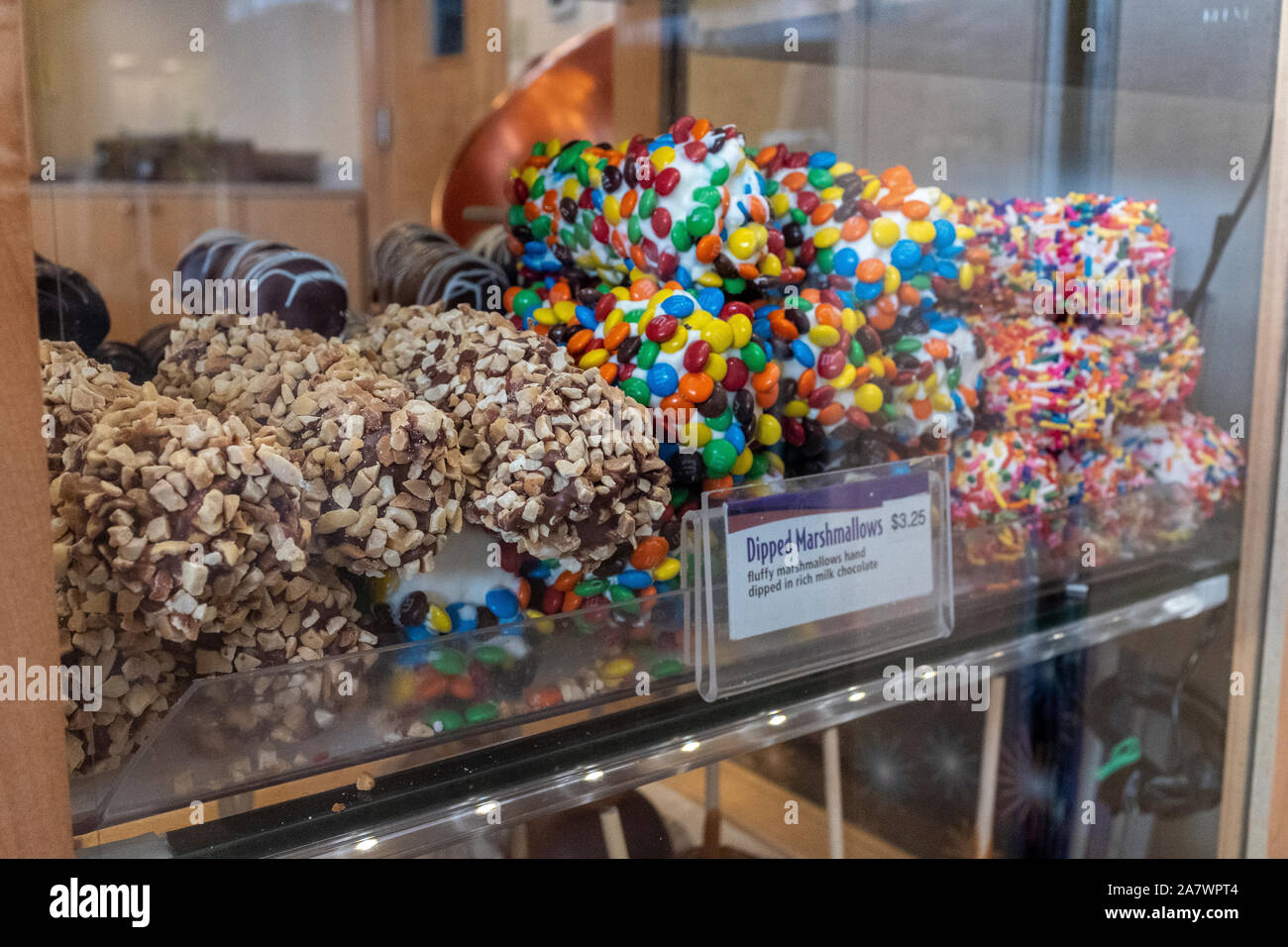 display of candy apples and other sweet treats Stock Photo - Alamy