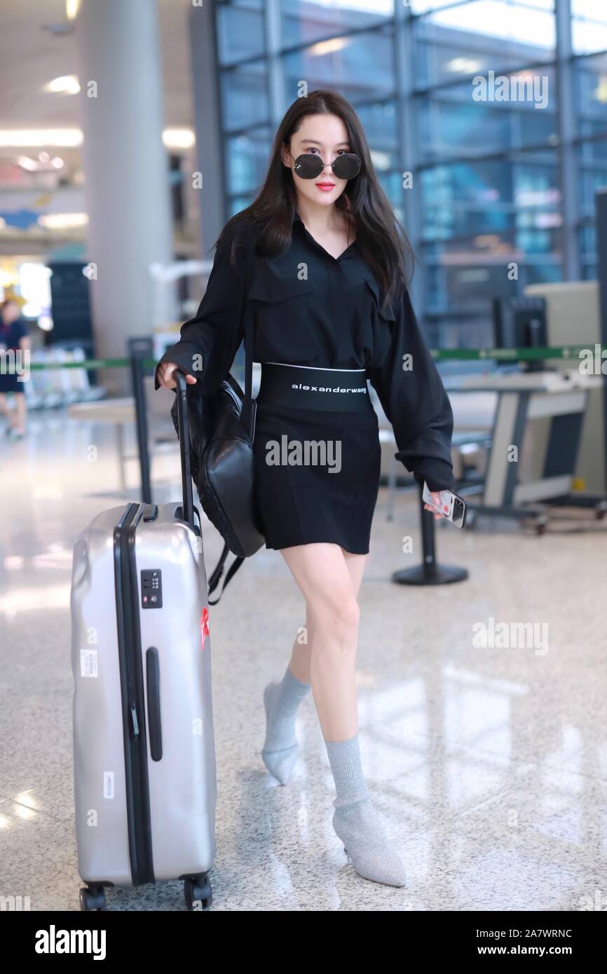 Chinese actress, singer and model Zhang Xinyu, also known as Viann ...