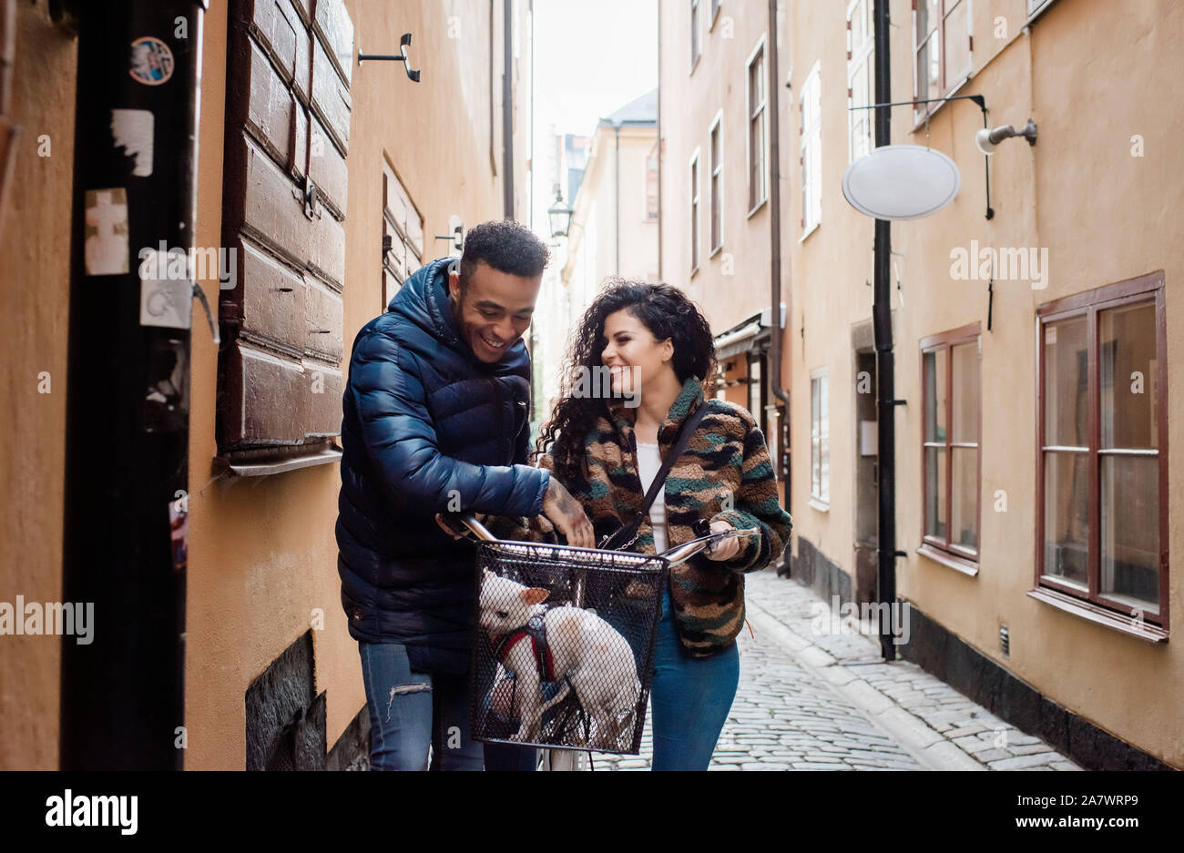 Dutch man and woman laughing hi-res stock photography and images - Alamy