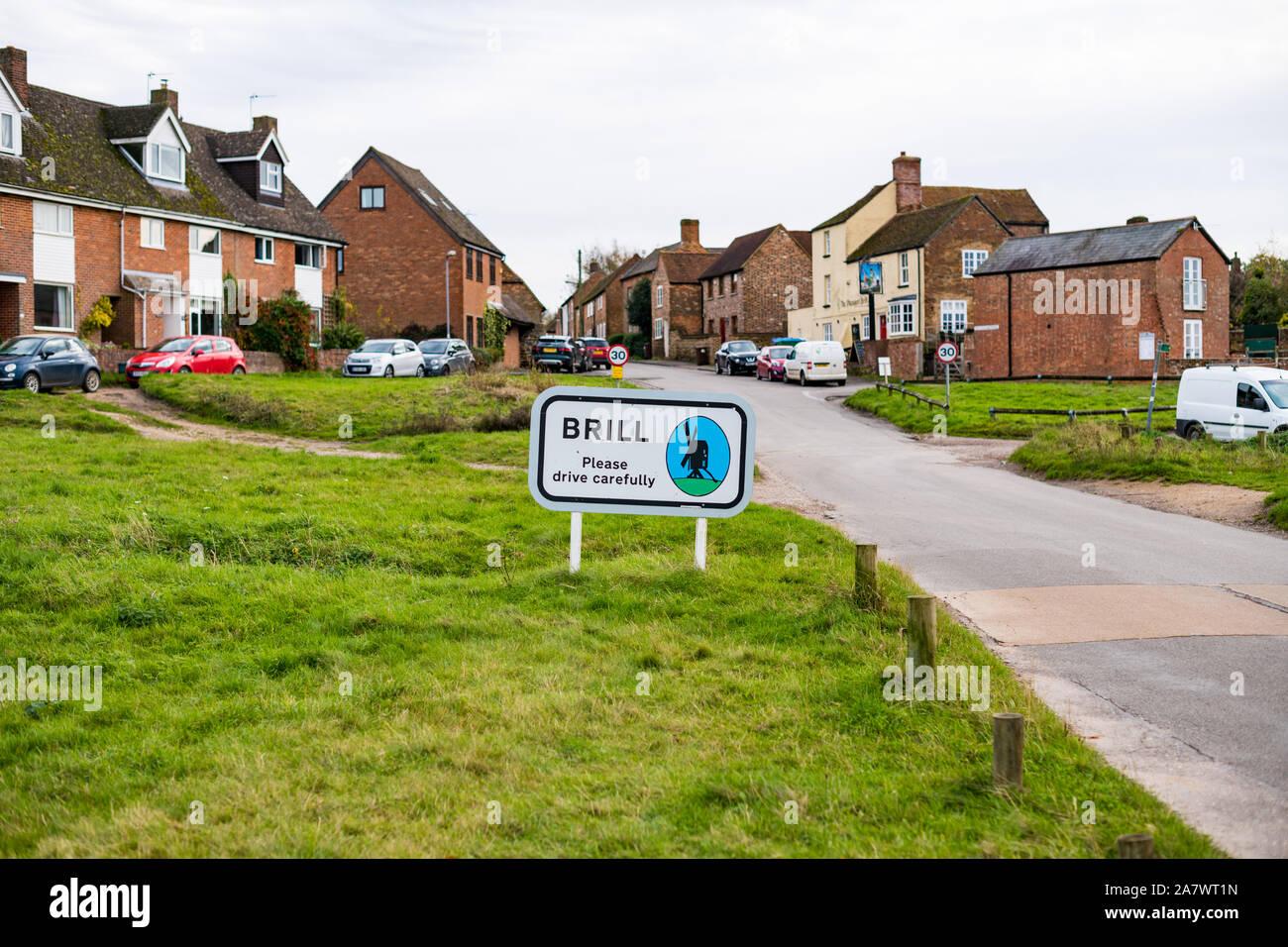 Brill Village: Home of traditional wood and brick windmill in the ...