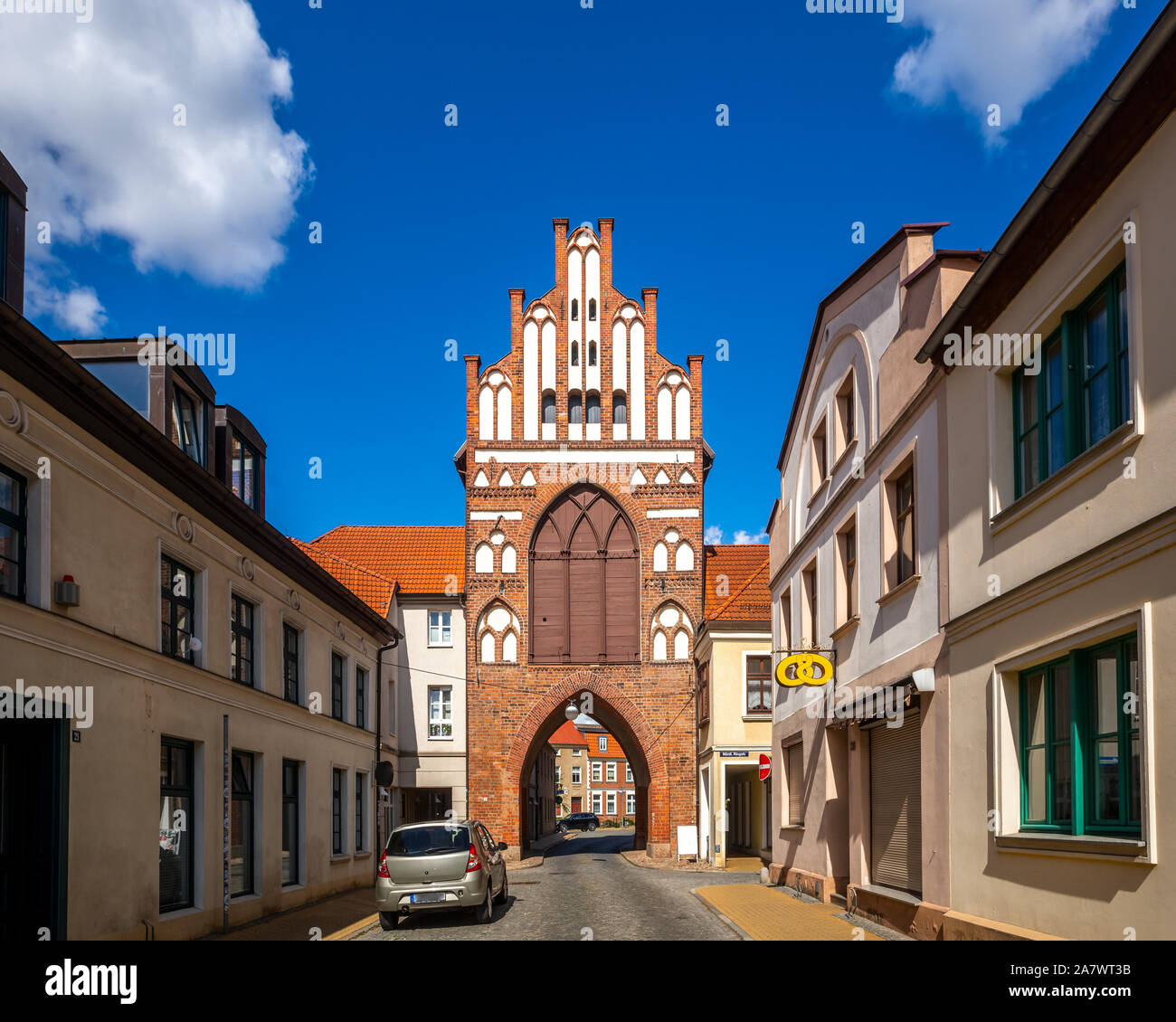 Rostock Gate, Teterow, Mecklenburg Vorpommern, Germany Stock Photo - Alamy
