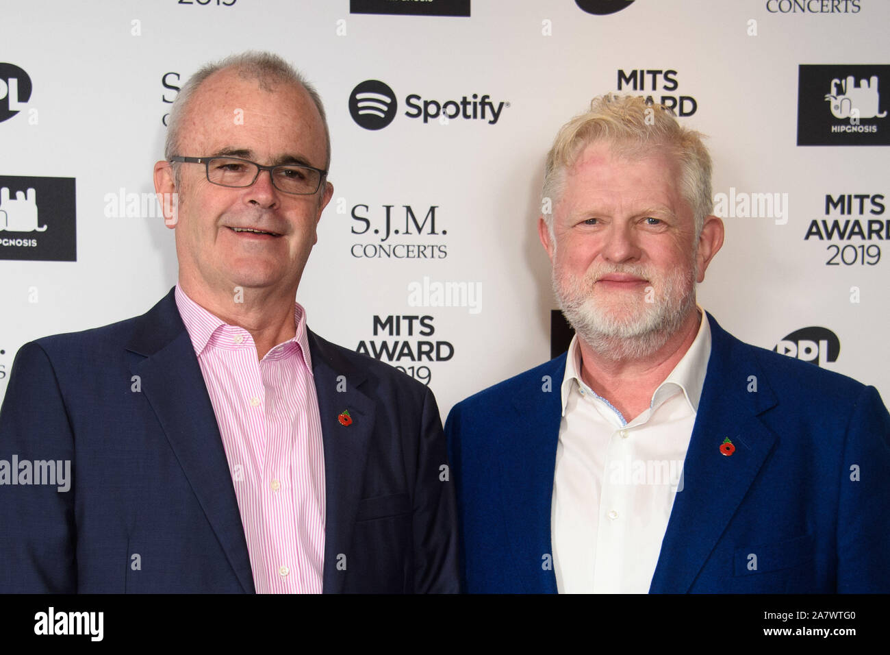 Richard Griffiths (left) and Harry Magee attending the Music Industry ...