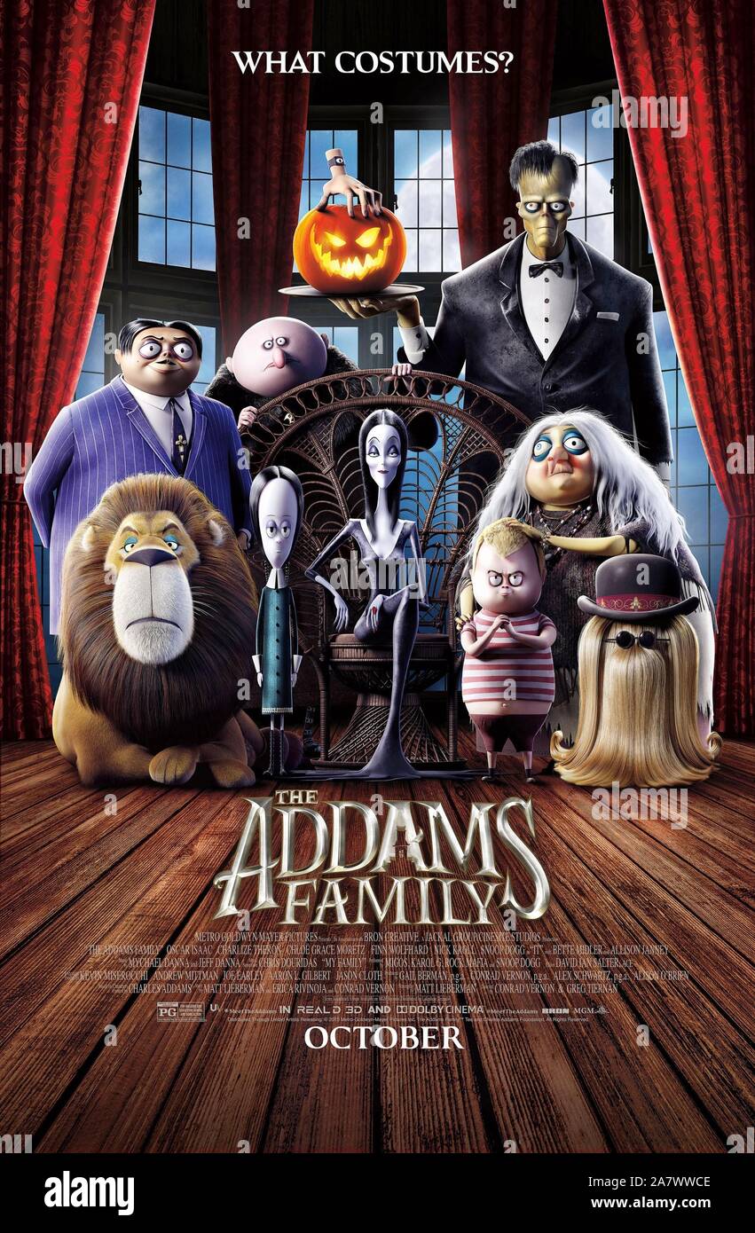 THE ADDAMS FAMILY, US poster, clockwise from top left: Gomez Addams ...