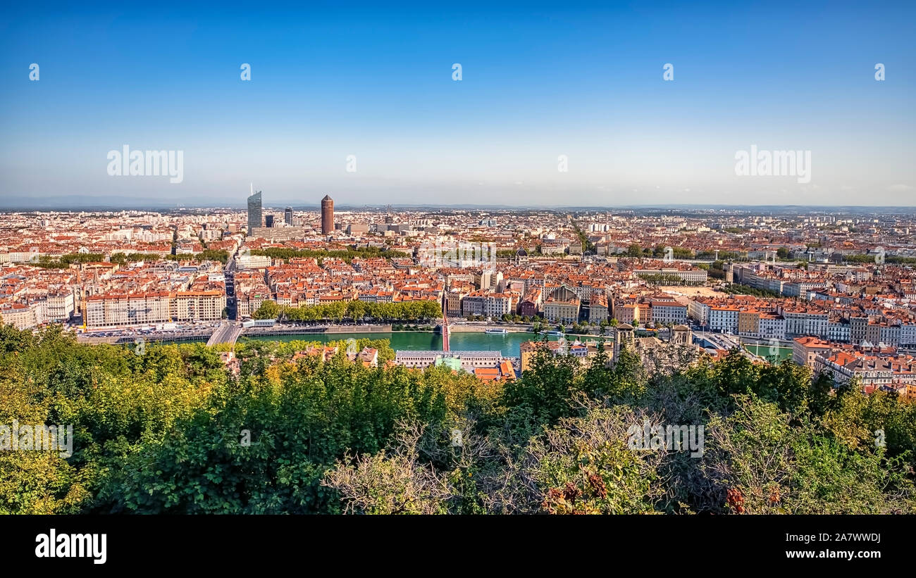Lyon, cityscape river hi-res stock photography and images - Alamy