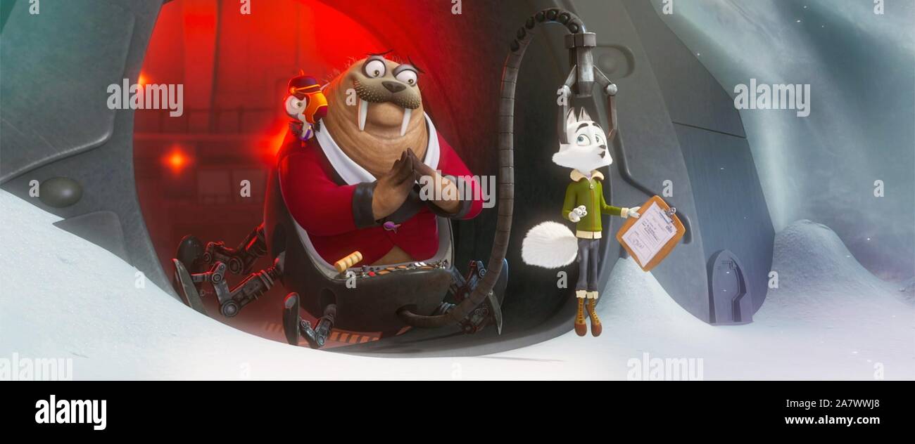 ARCTIC DOGS, from left: Puffin (voice: Aaron Woodley), Otto Von Walrus ...