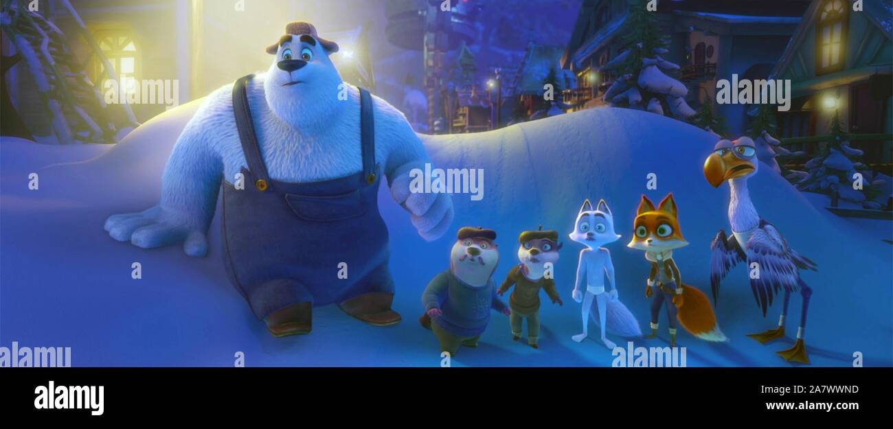 ARCTIC DOGS, from left: PB (voice: Alec Baldwin), Leopold (voice: Omar ...