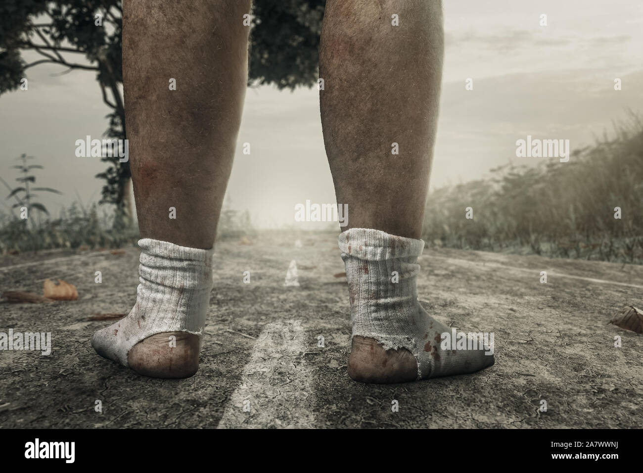 Male dirty feet hi-res stock photography and images - Alamy