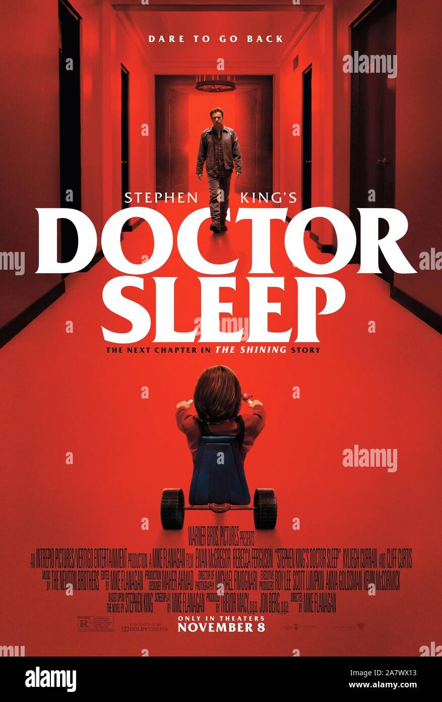 DOCTOR SLEEP, US poster, from top: Ewan McGregor, Roger Dale Ford, 2019 ...