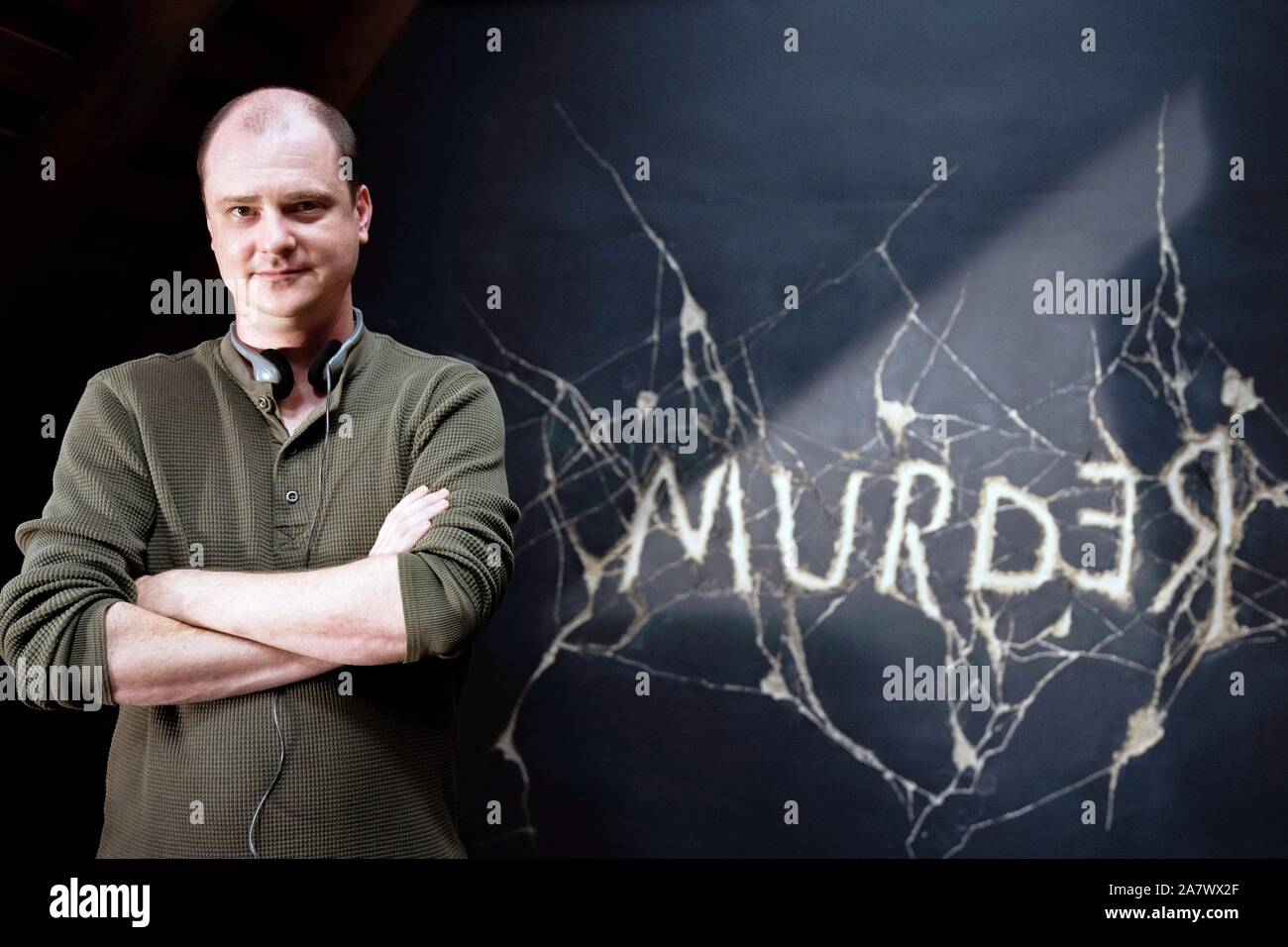 DOCTOR SLEEP, director Mike Flanagan, on-set, 2019. ph: Jessica Miglio ...