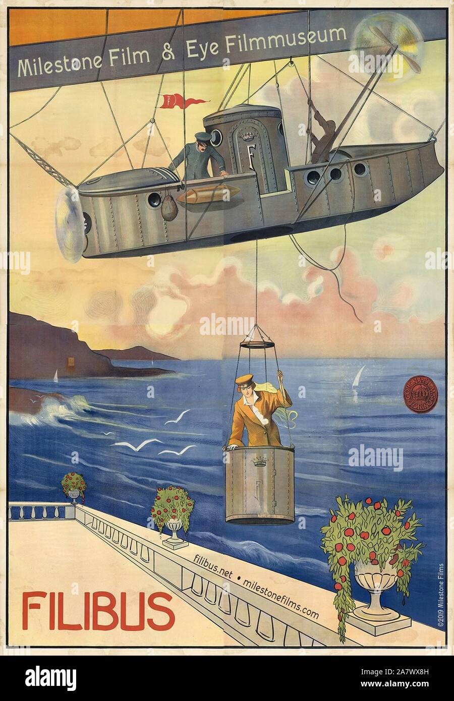 FILIBUS, US poster for 2019 re-release, 1915. © Milestone Film & Video ...