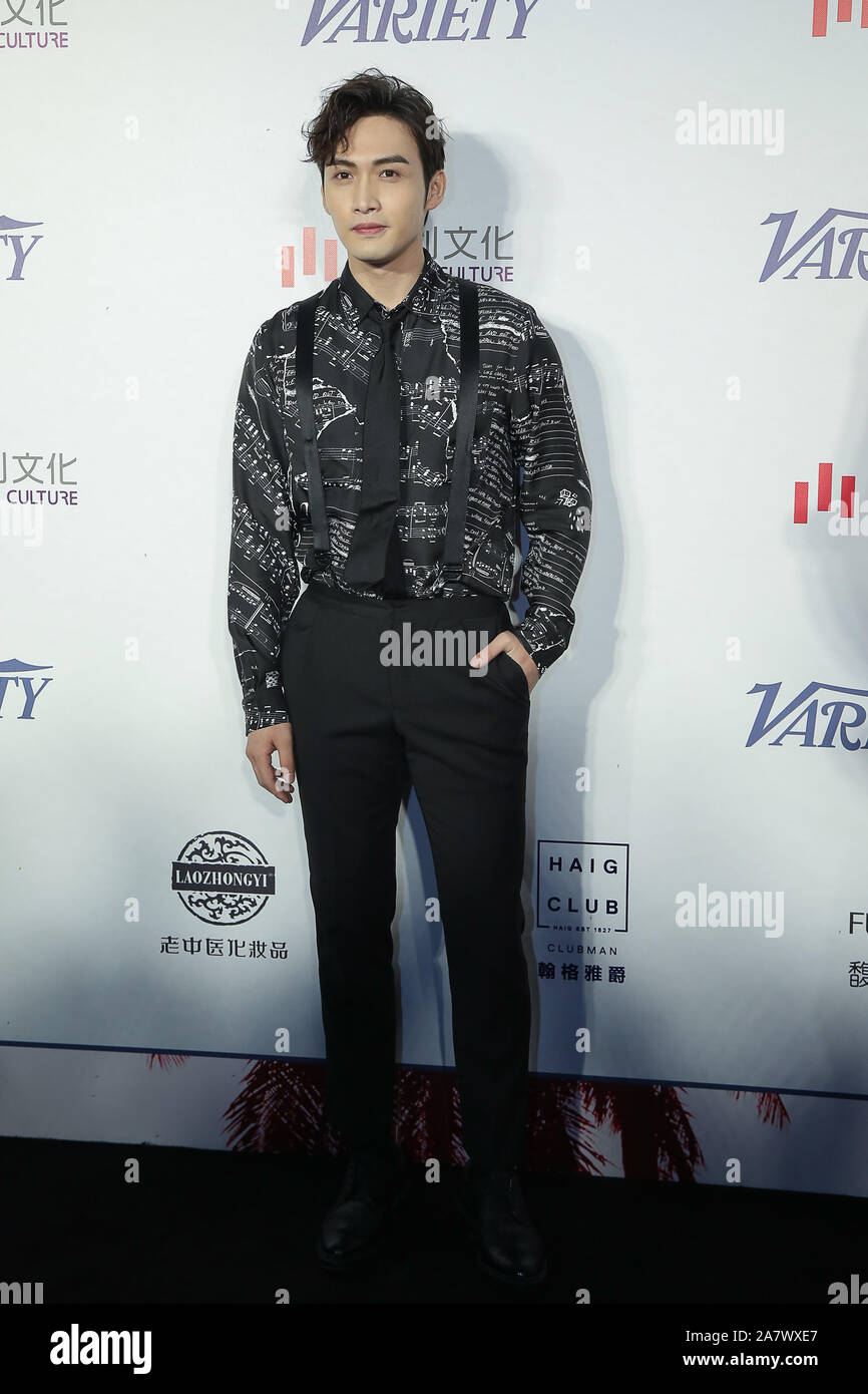 Chinese actor Zhang Binbin or Vin Zhang attends the V party for the ...