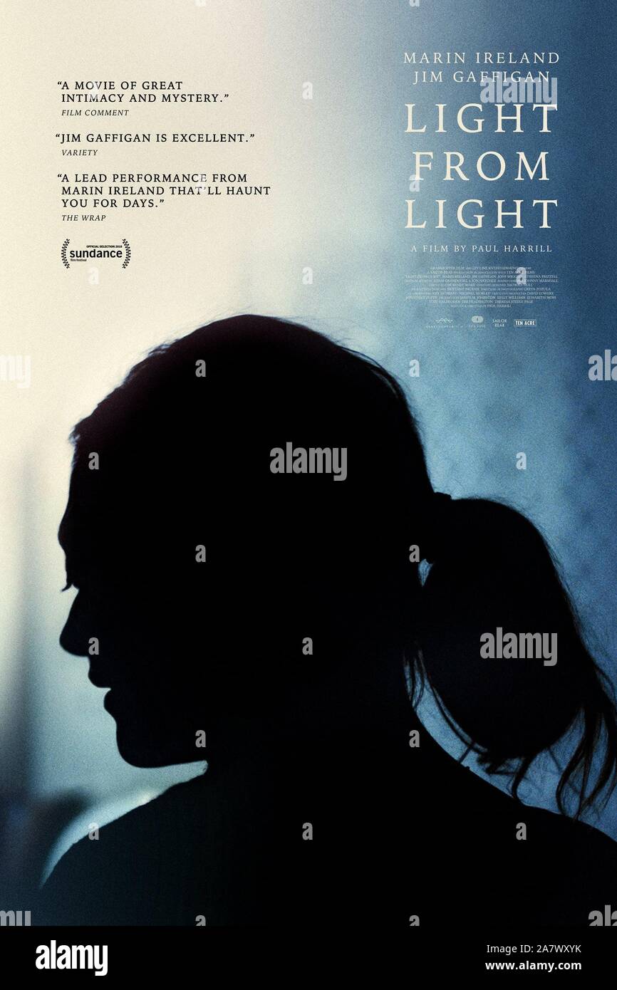 LIGHT FROM LIGHT, US poster, Marin Ireland, 2019. © Grasshopper Film ...