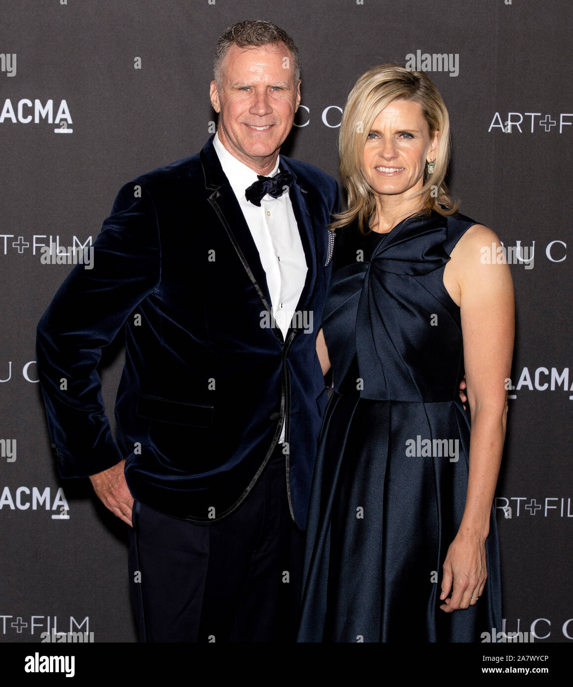 Los Angeles, California - November 02, 2019: Will Ferrell and Viveca ...