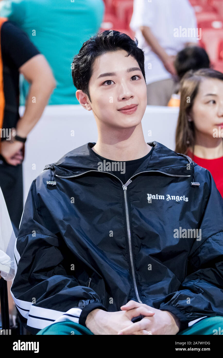 Taiwanese singer Lai Kuan-lin, also romanized as Lai Guan-lin, and a ...