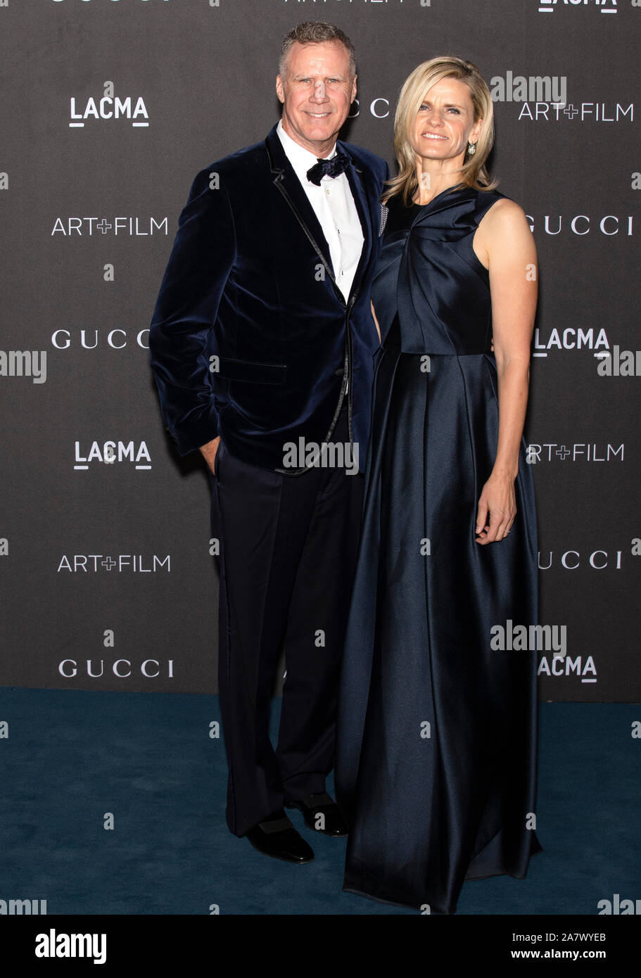 Los Angeles, California - November 02, 2019: Will Ferrell and Viveca ...