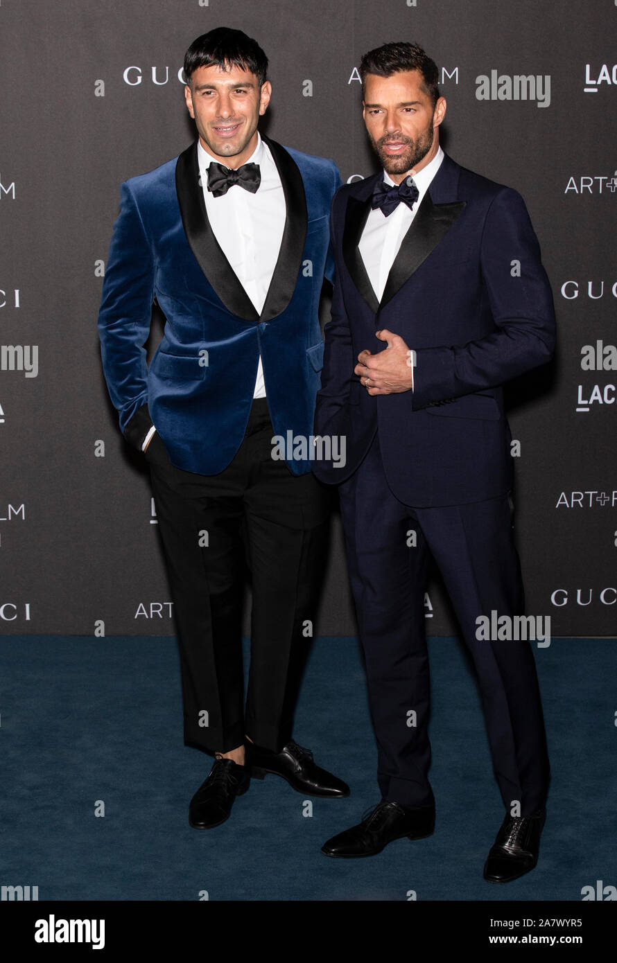 Los Angeles, California - November 02, 2019: Ricky Martin and Jwan ...