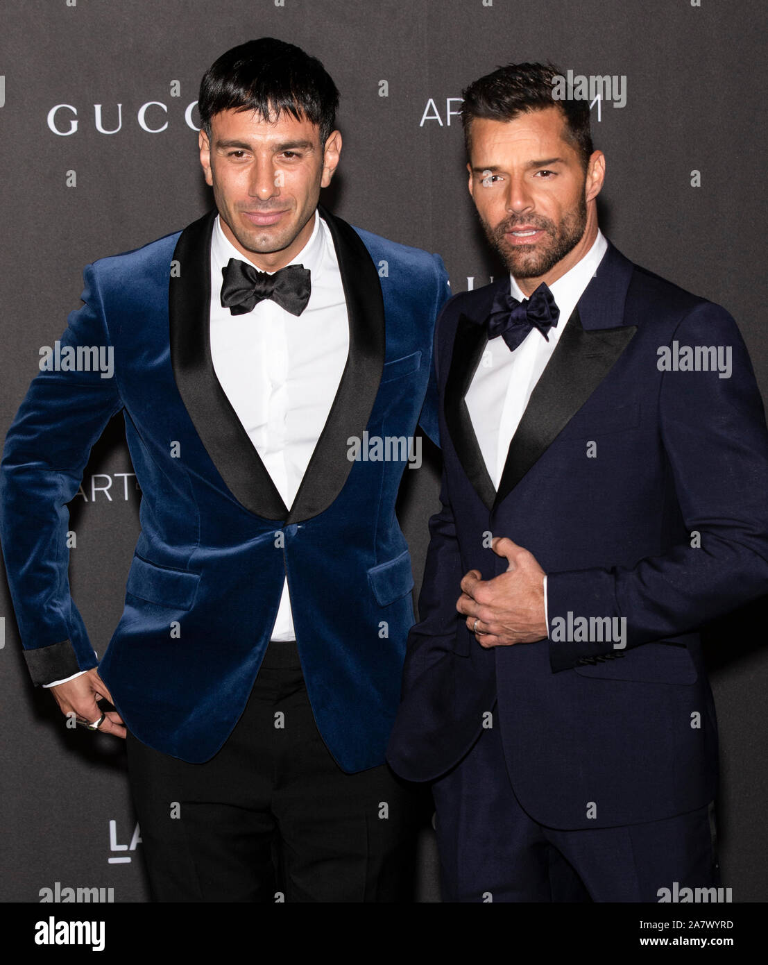 Los Angeles, California - November 02, 2019: Ricky Martin and Jwan ...