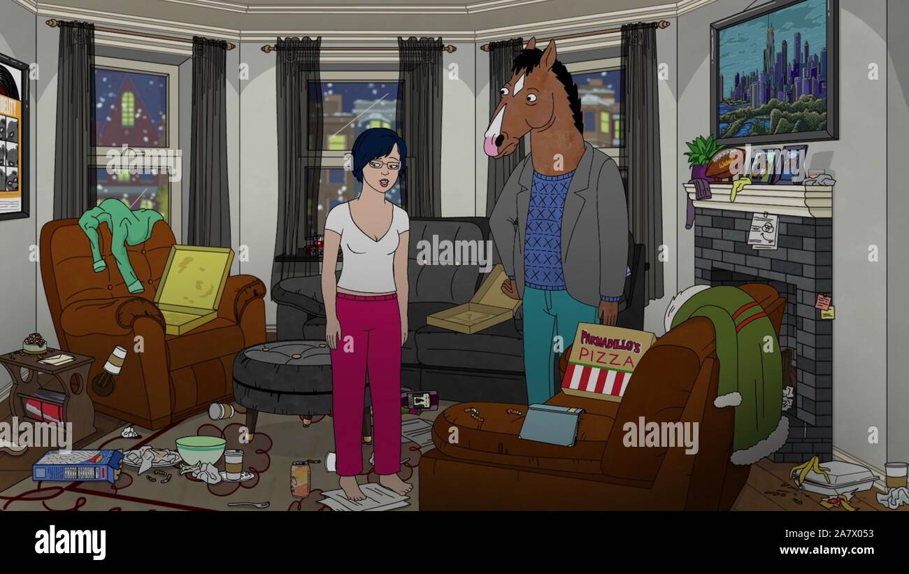 BOJACK HORSEMAN, from left: Diane Nguyen (voice Alison Brie), Bojack ...