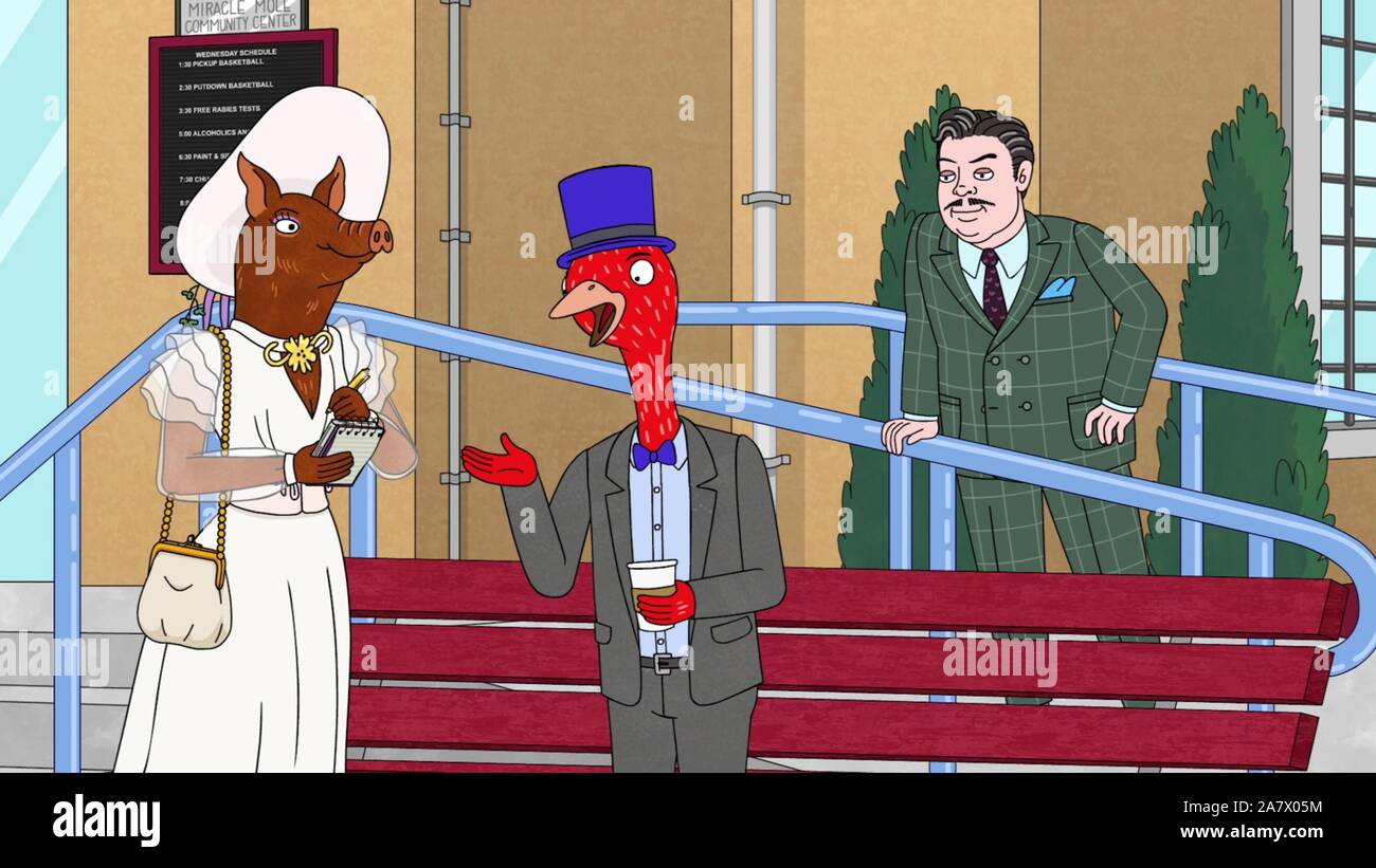 BOJACK HORSEMAN, Paige Sinclair (voice: Paget Brewster) on left ...