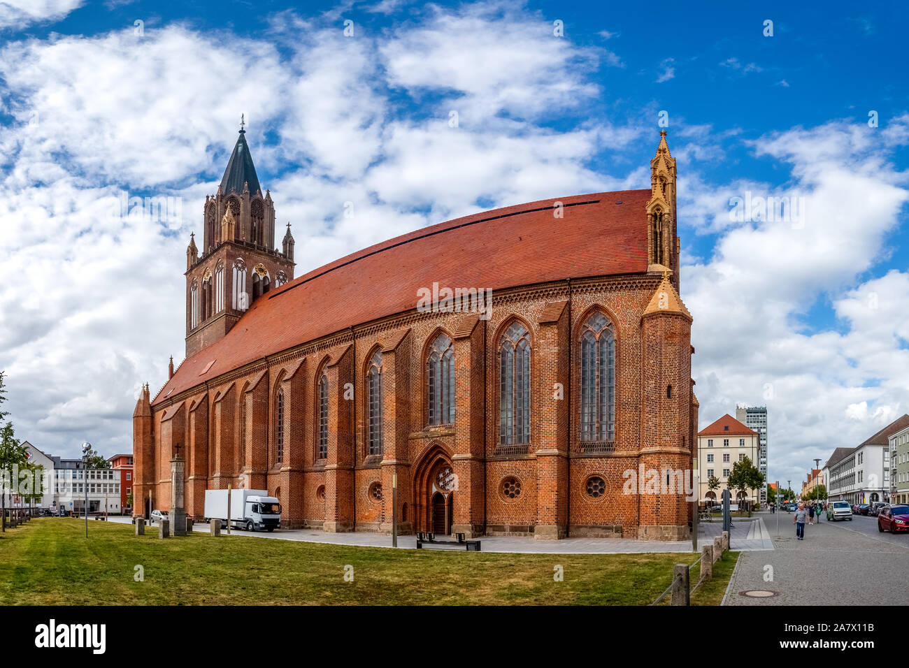 Concert Church in Neubrandenburg, Mecklenburg Vorpommern, Germany Stock ...